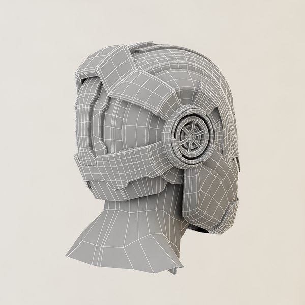 3d model sci-fi helmet