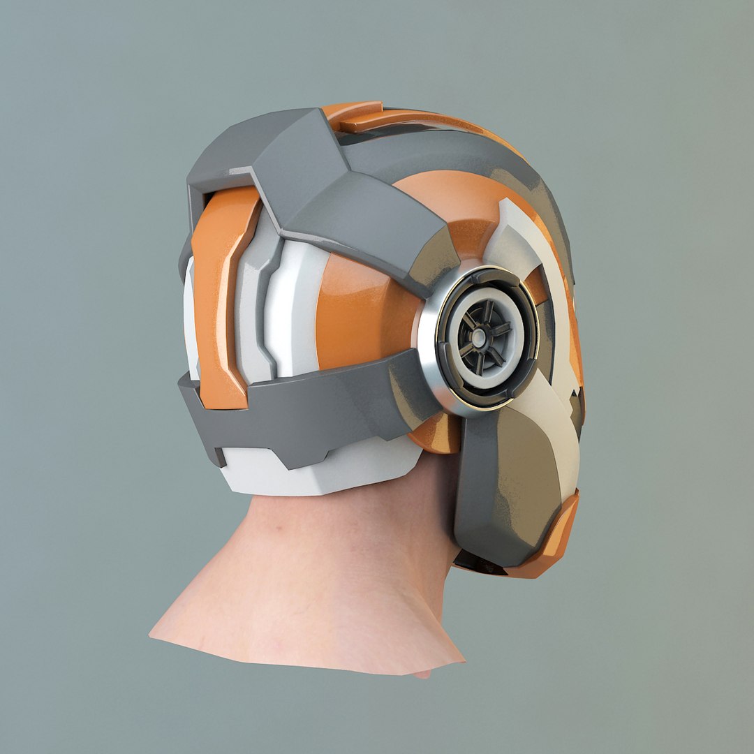 3d Model Sci-fi Helmet