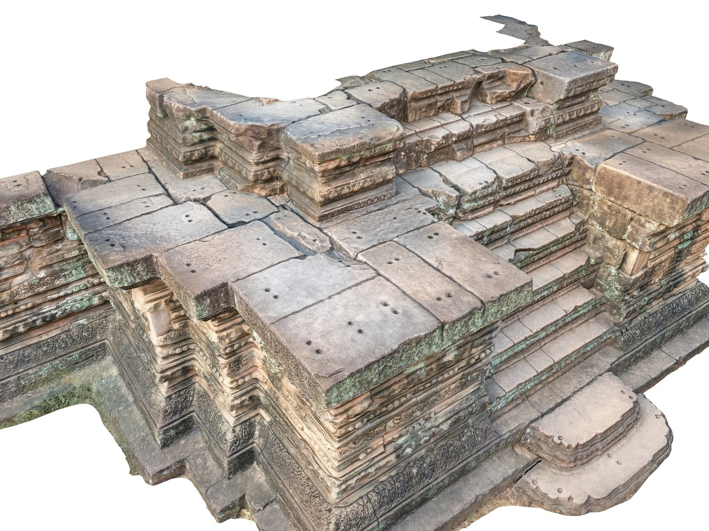 3d Model Of Ancient Stairs Ultra Hd