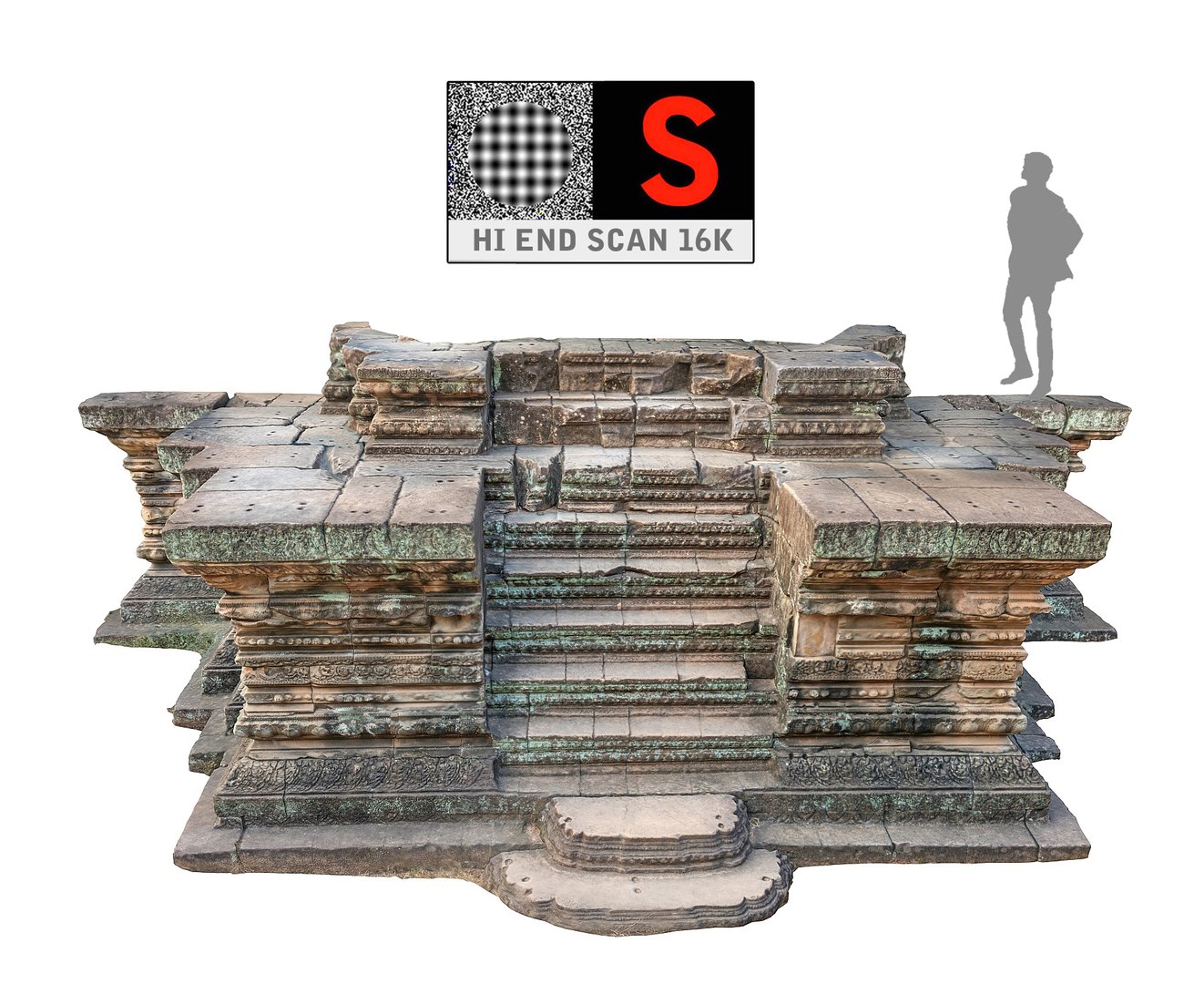 3d Model Of Ancient Stairs Ultra Hd
