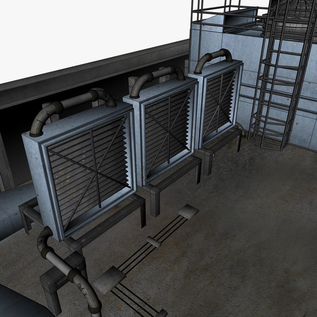 3d Model Roof Environment