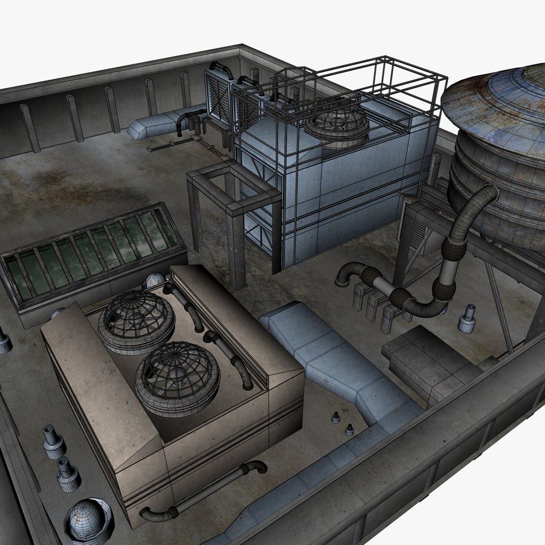 3d Model Roof Environment