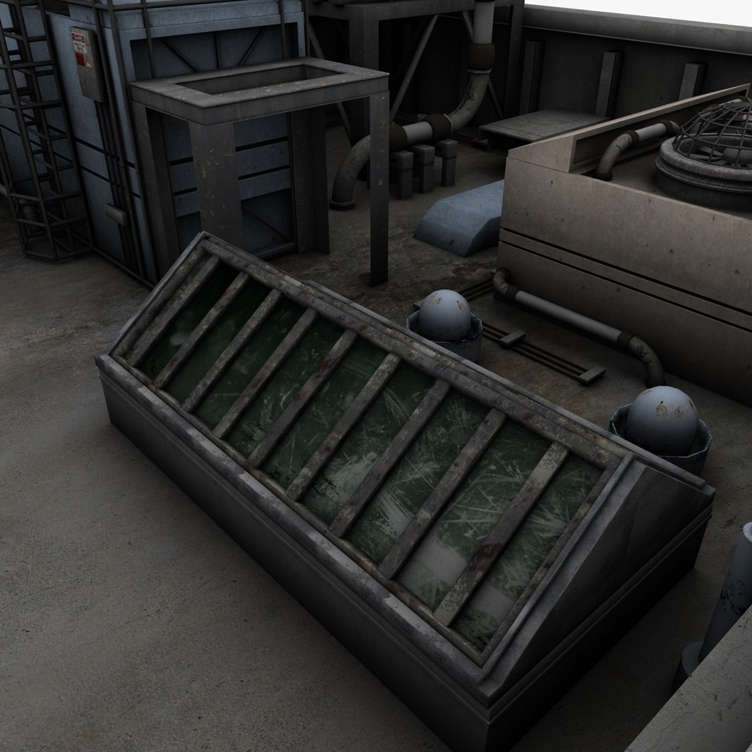 3d Model Roof Environment