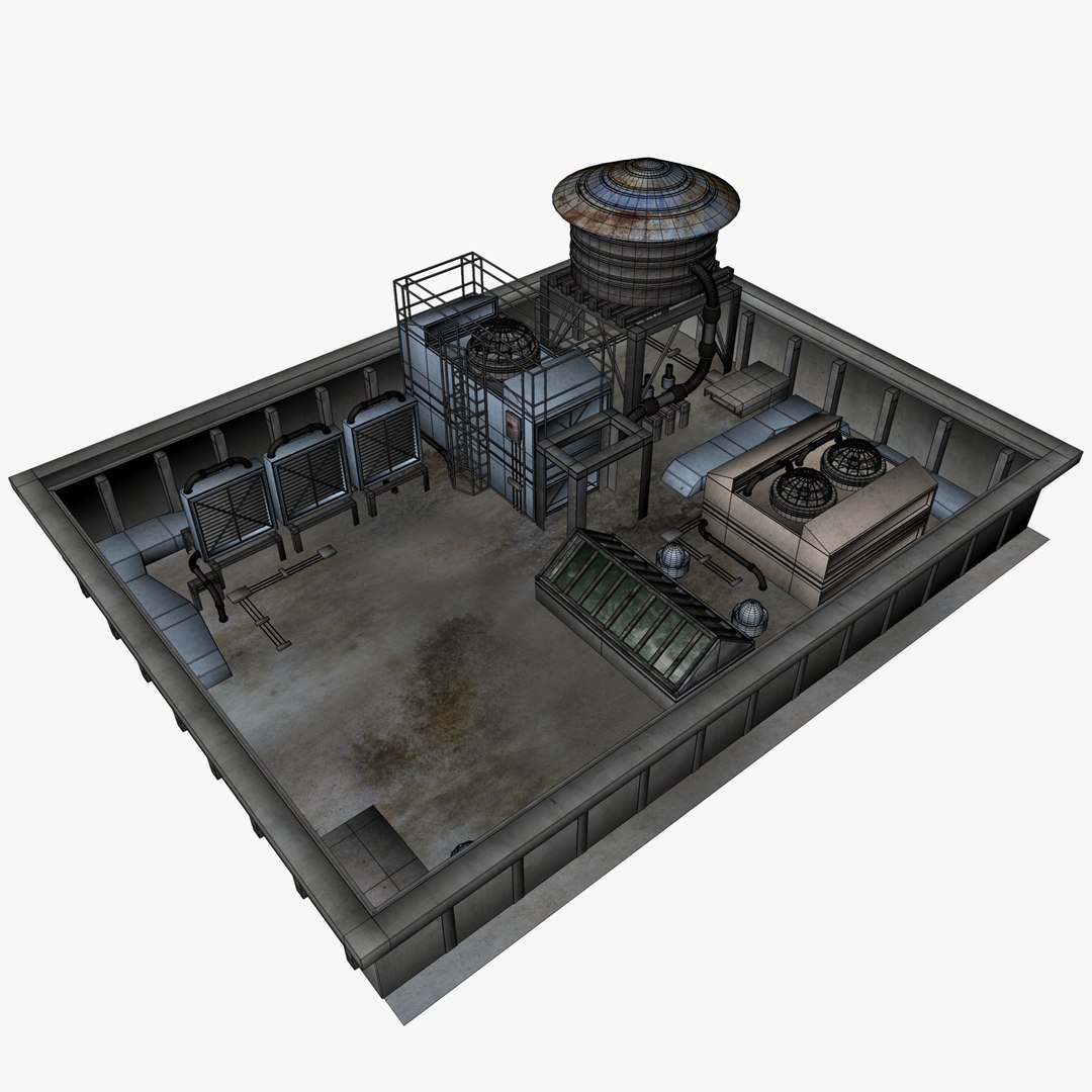 3d Model Roof Environment