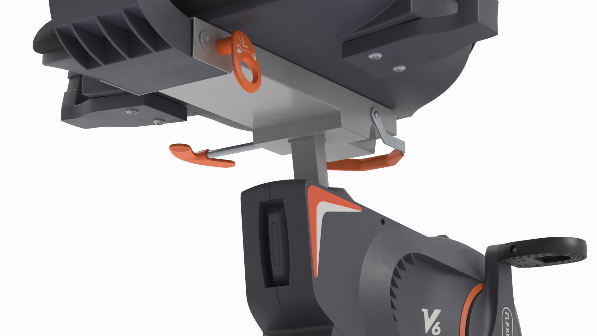 3D Model Office Fitness Chair Gray - TurboSquid 2197472