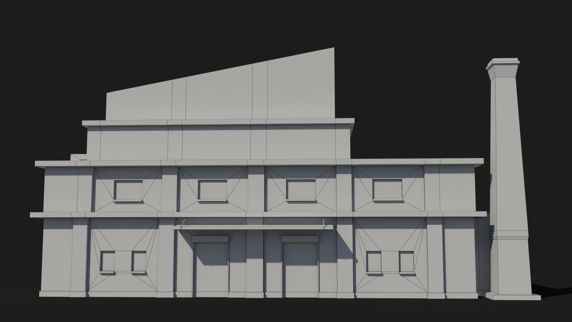 Factory xx24 3D model - TurboSquid 1751544