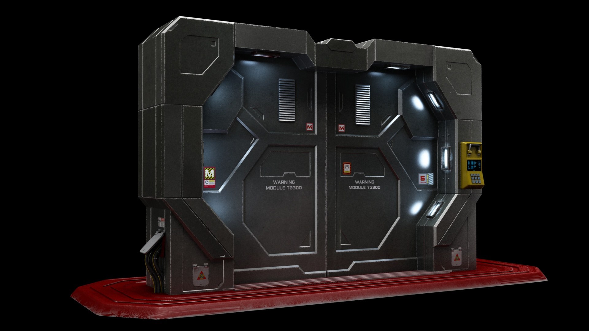 sci fi gate door max