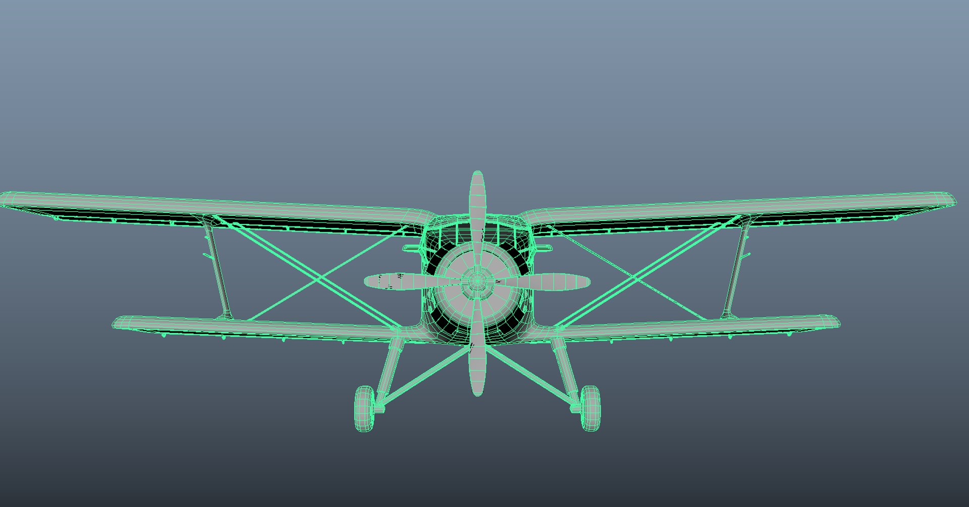 Airplane aircraft biplane 3D model - TurboSquid 1474881