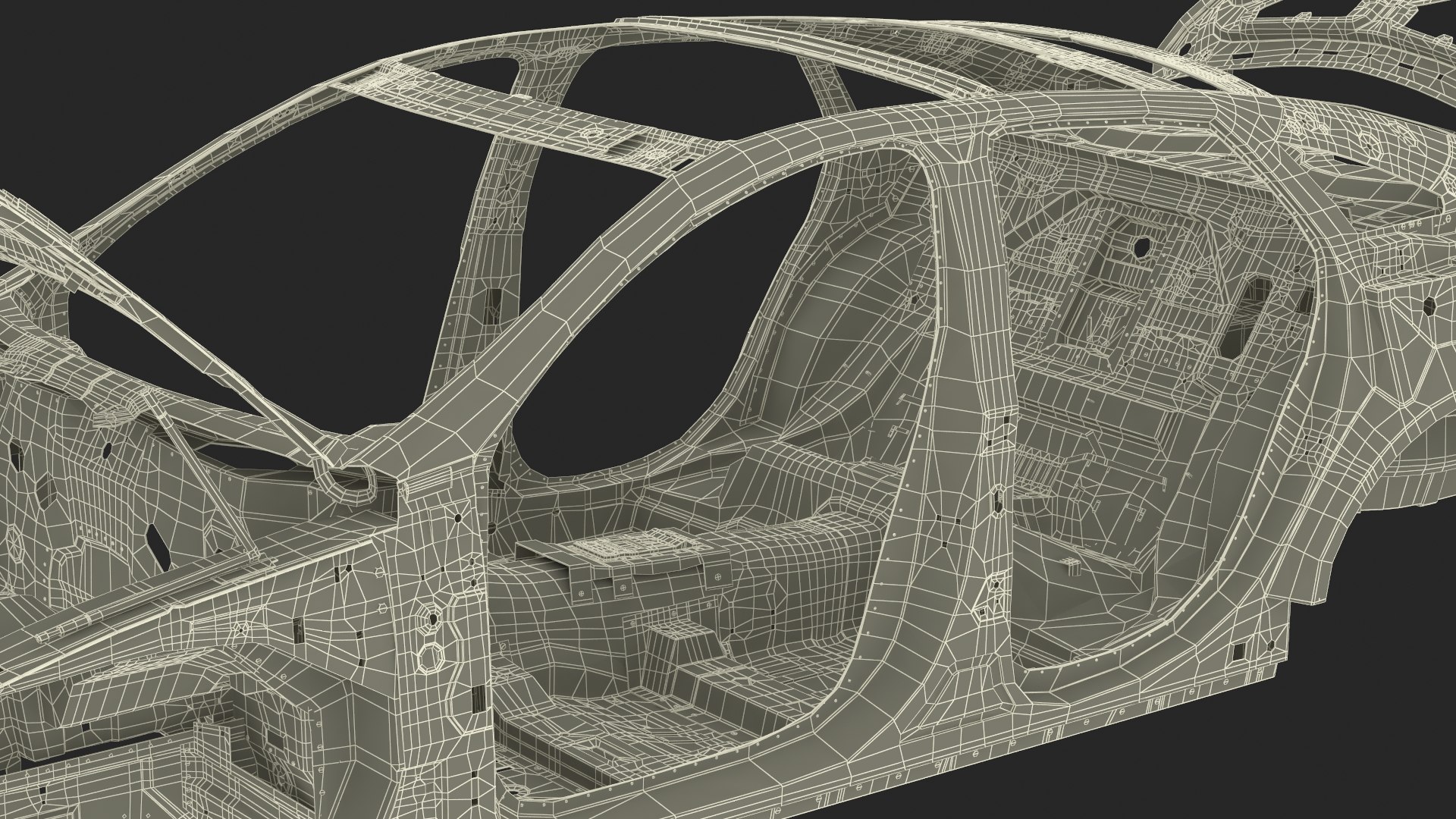 3D Car Frame Rigged - TurboSquid 2212780