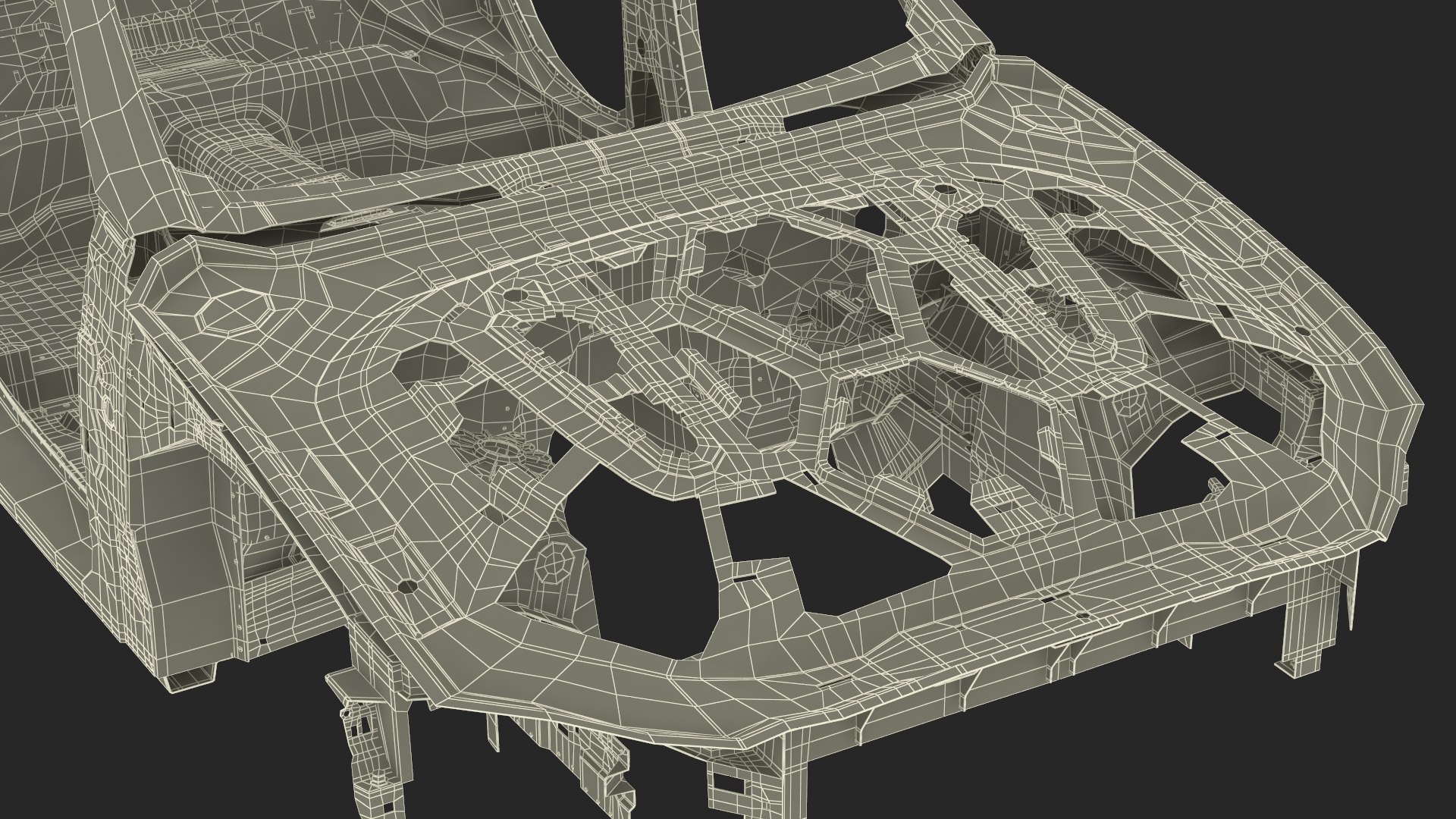 3D Car Frame Rigged - TurboSquid 2212780