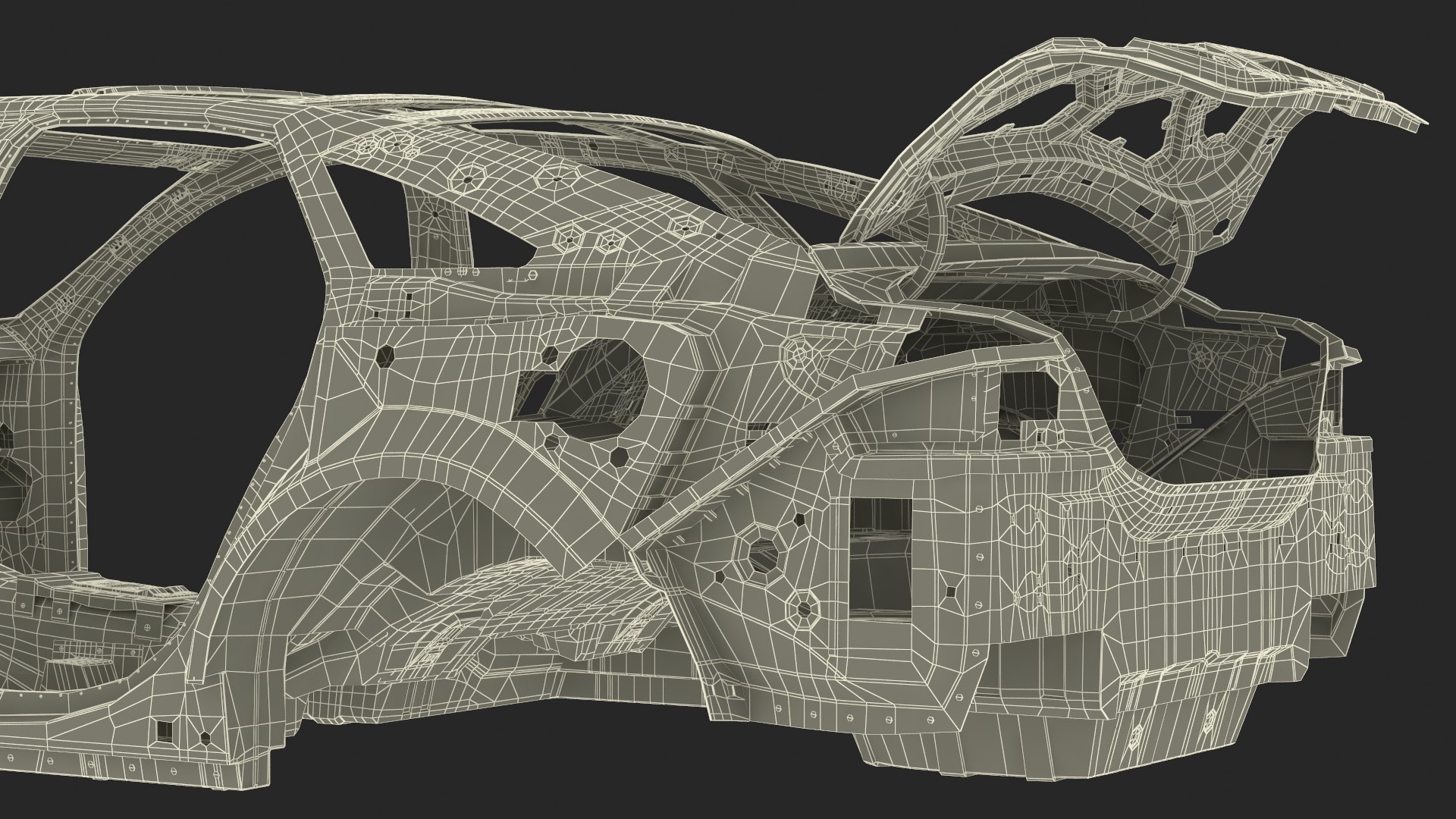 3D Car Frame Rigged - TurboSquid 2212780