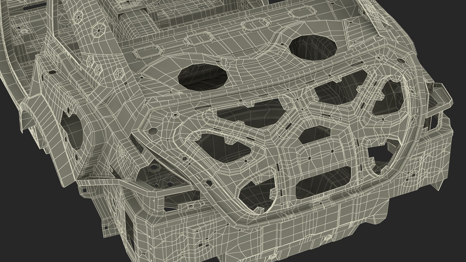 3D Car Frame Rigged - TurboSquid 2212780