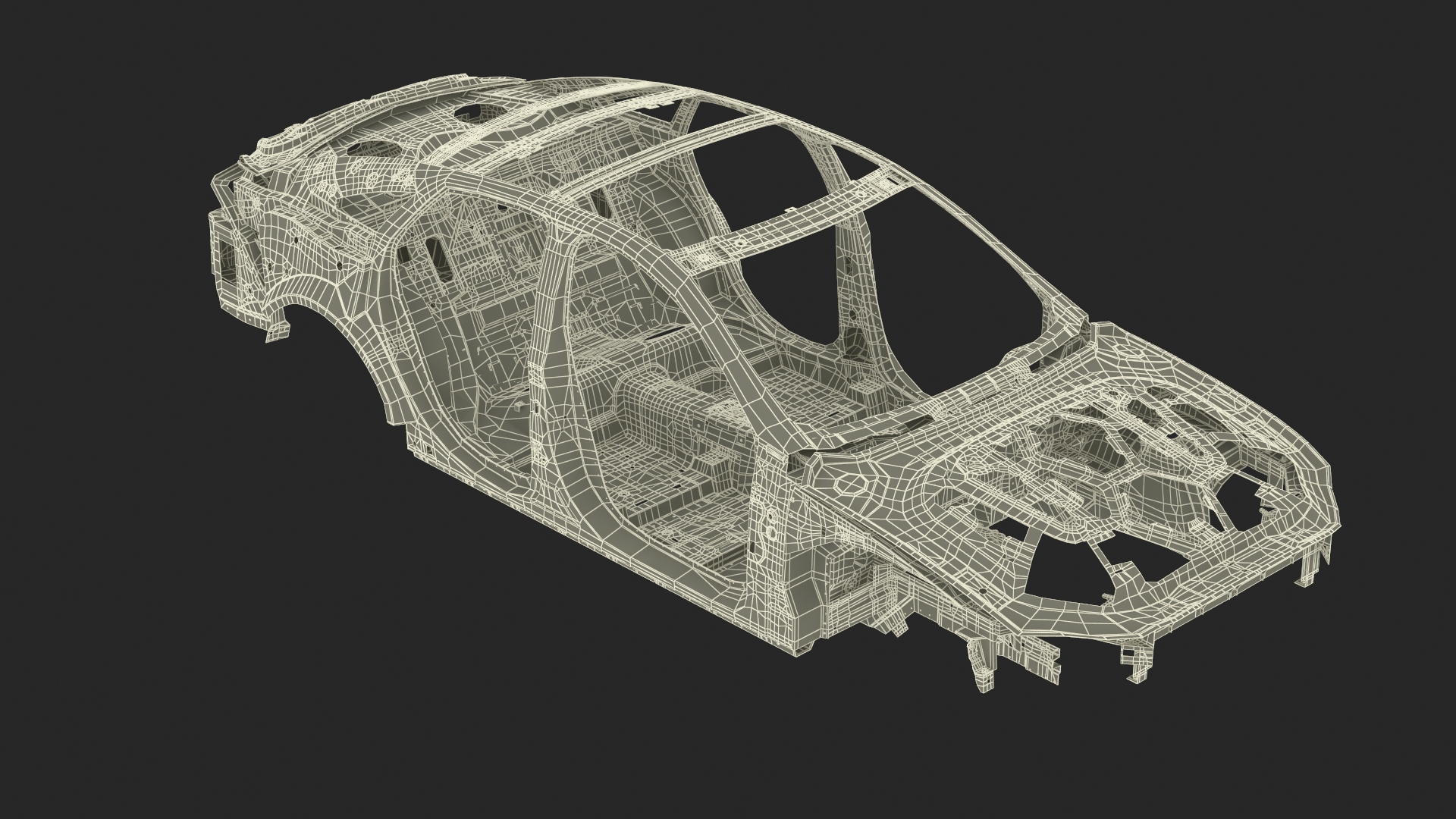 3D Car Frame Rigged - TurboSquid 2212780