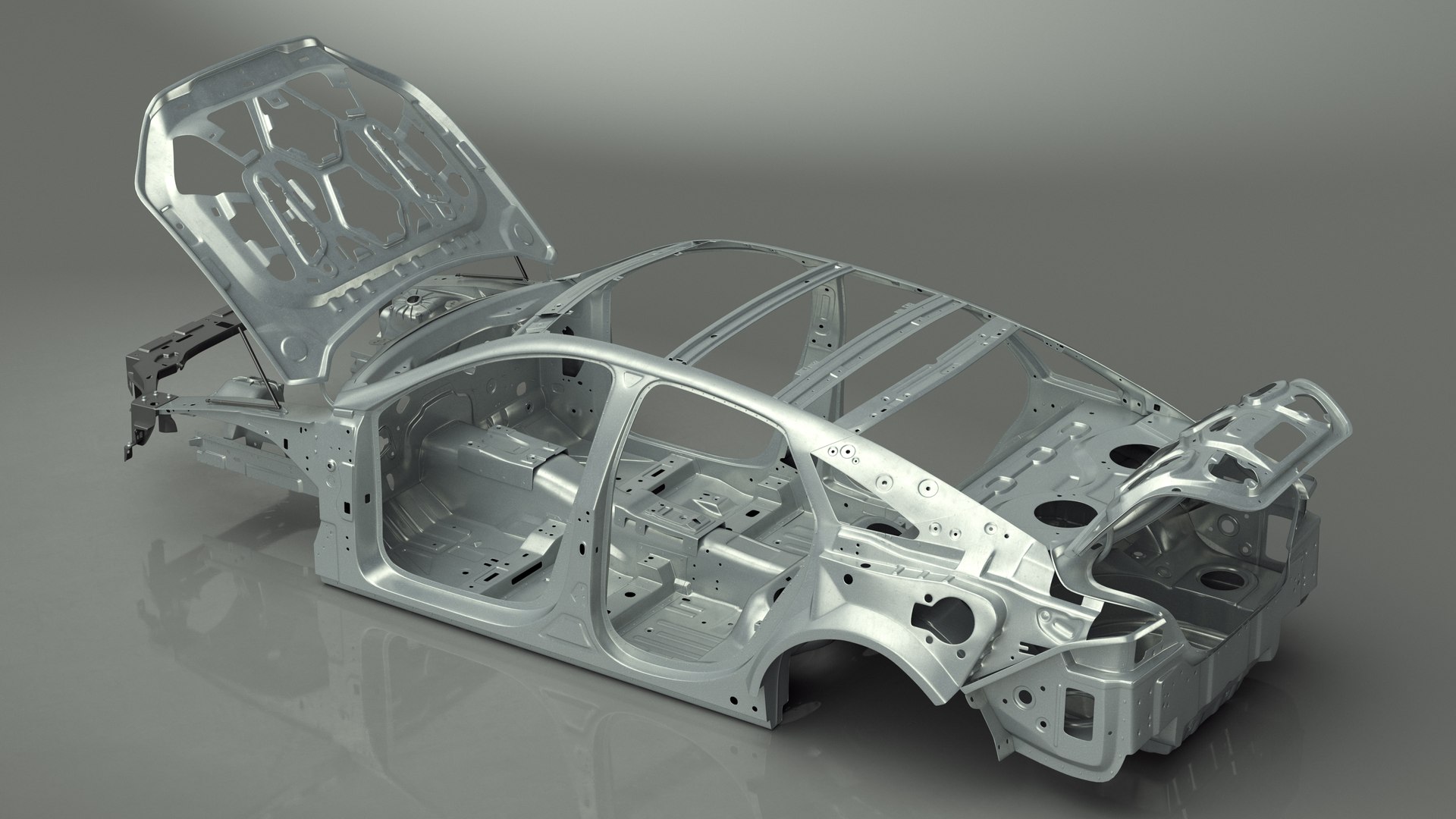 3D Car Frame Rigged - TurboSquid 2212780