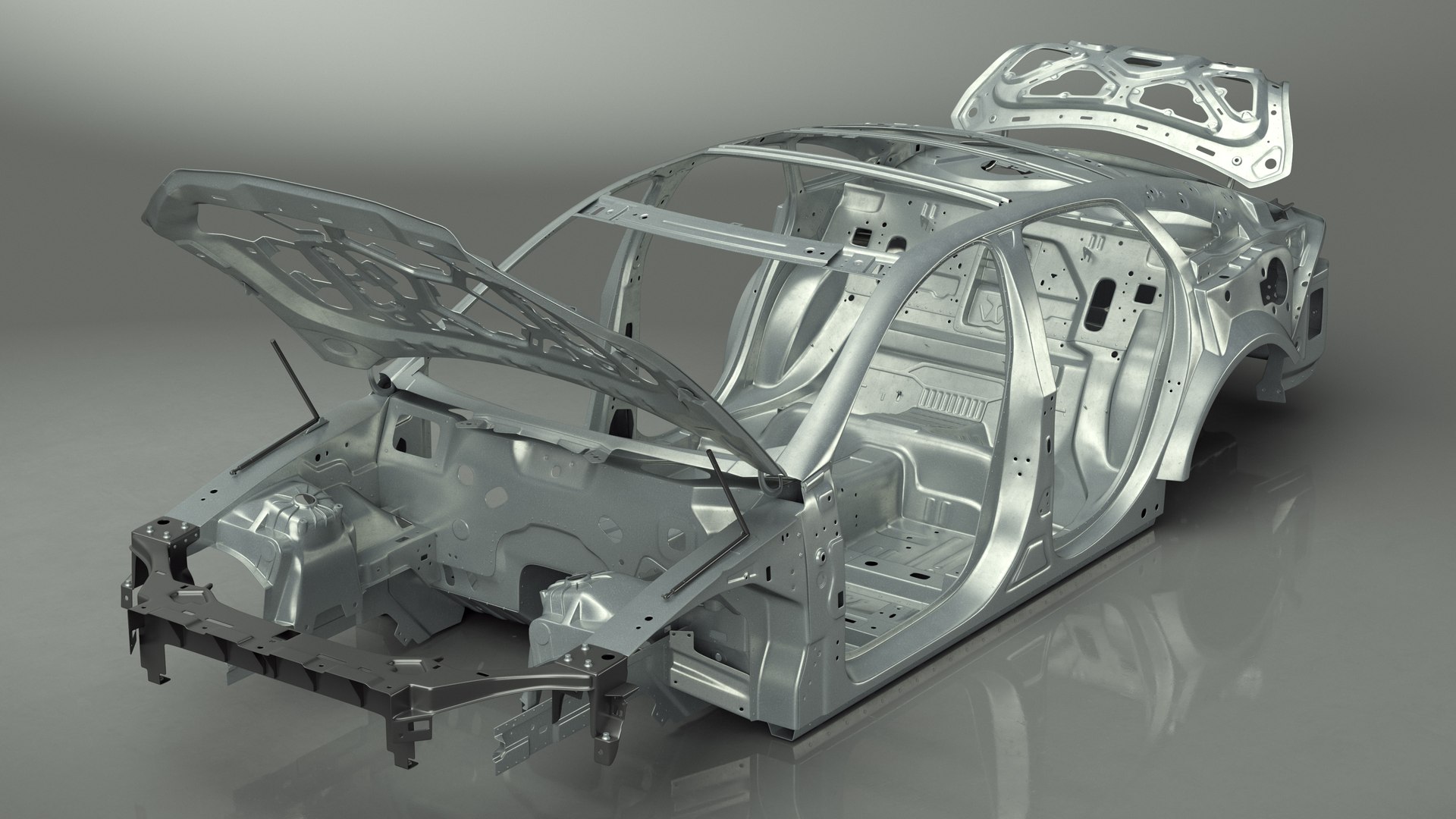 3D Car Frame Rigged - TurboSquid 2212780