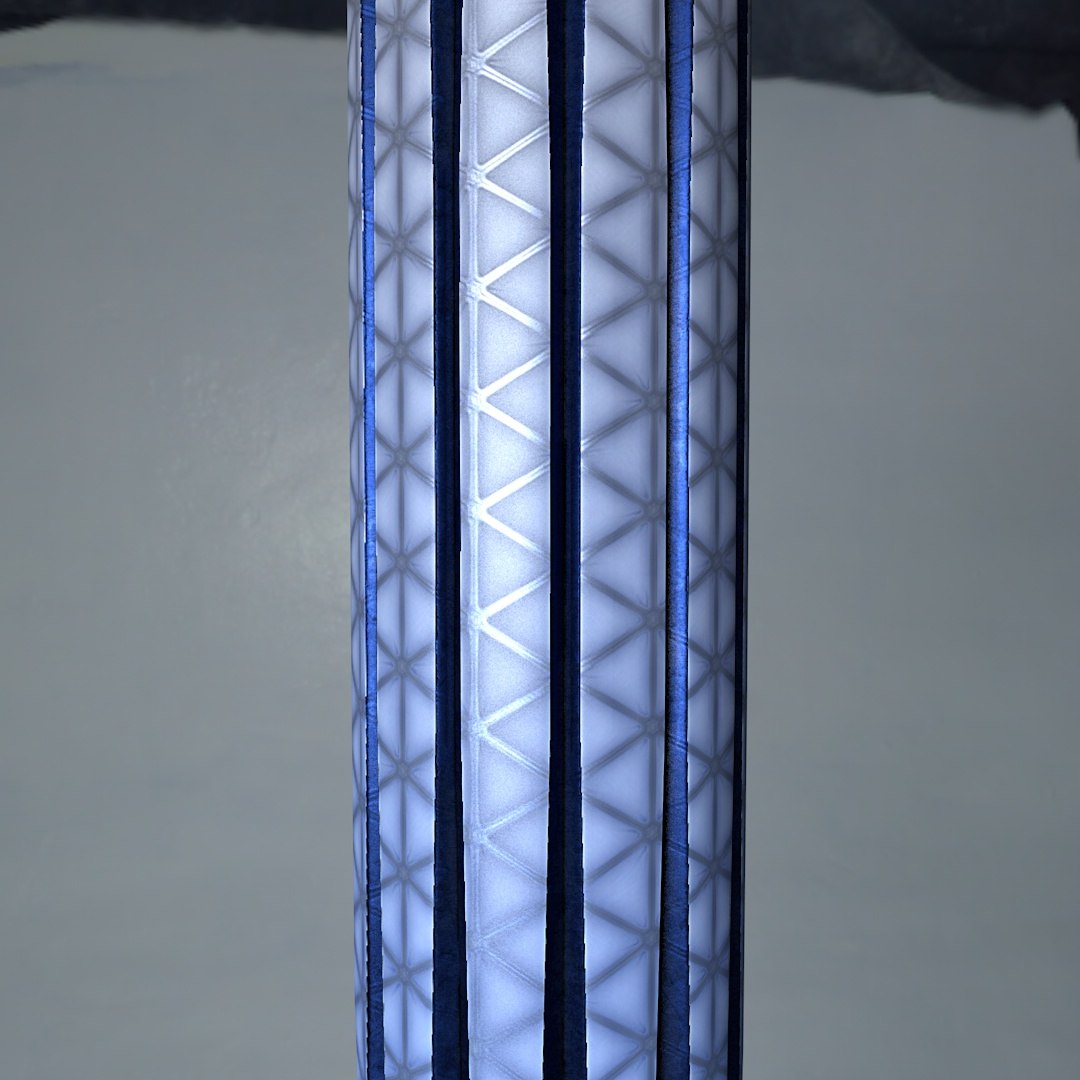 Column Pillar Futuristic Model - TurboSquid 1558547