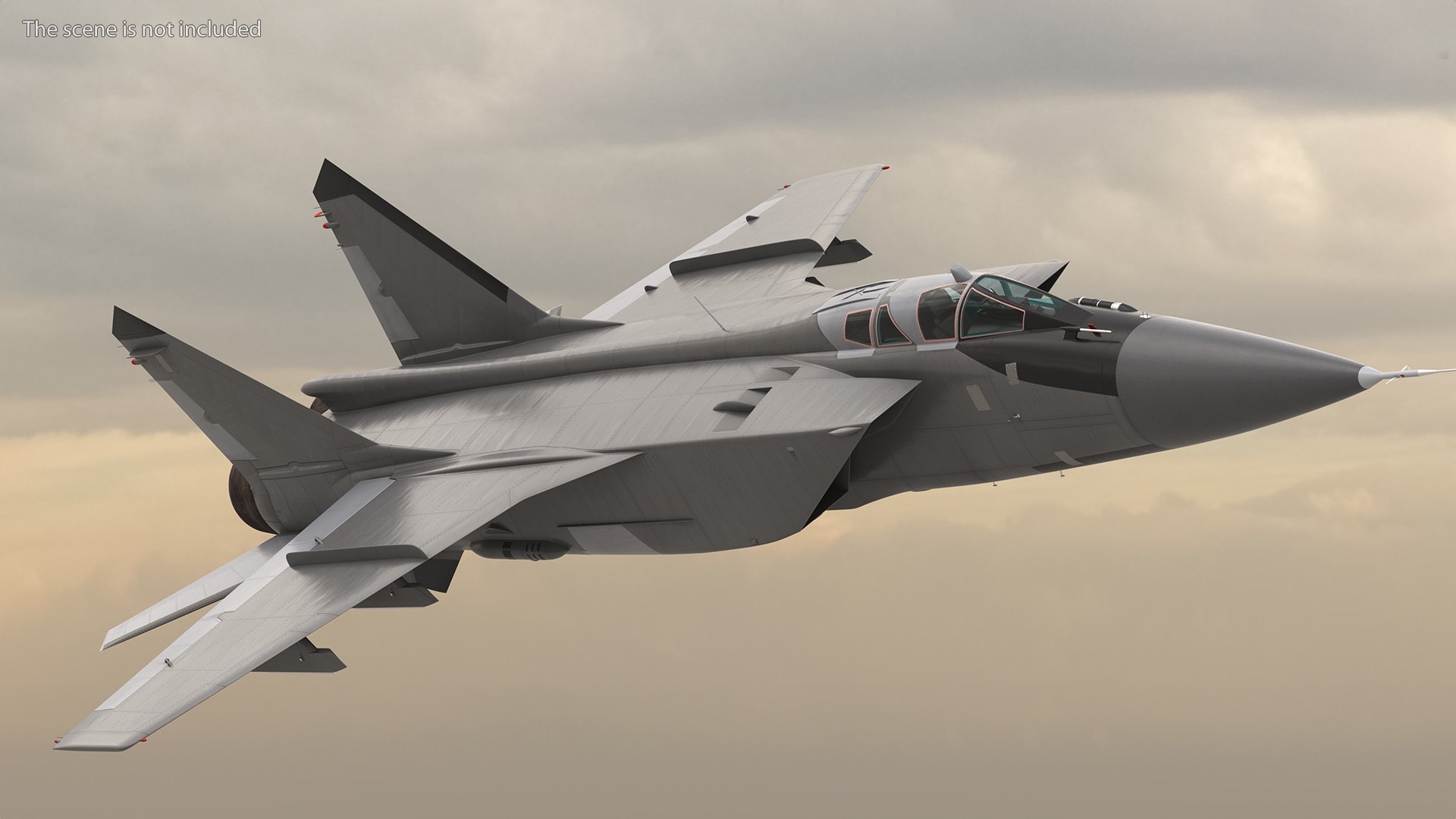 3D Supersonic Interceptor Aircraft Flight - TurboSquid 1947926