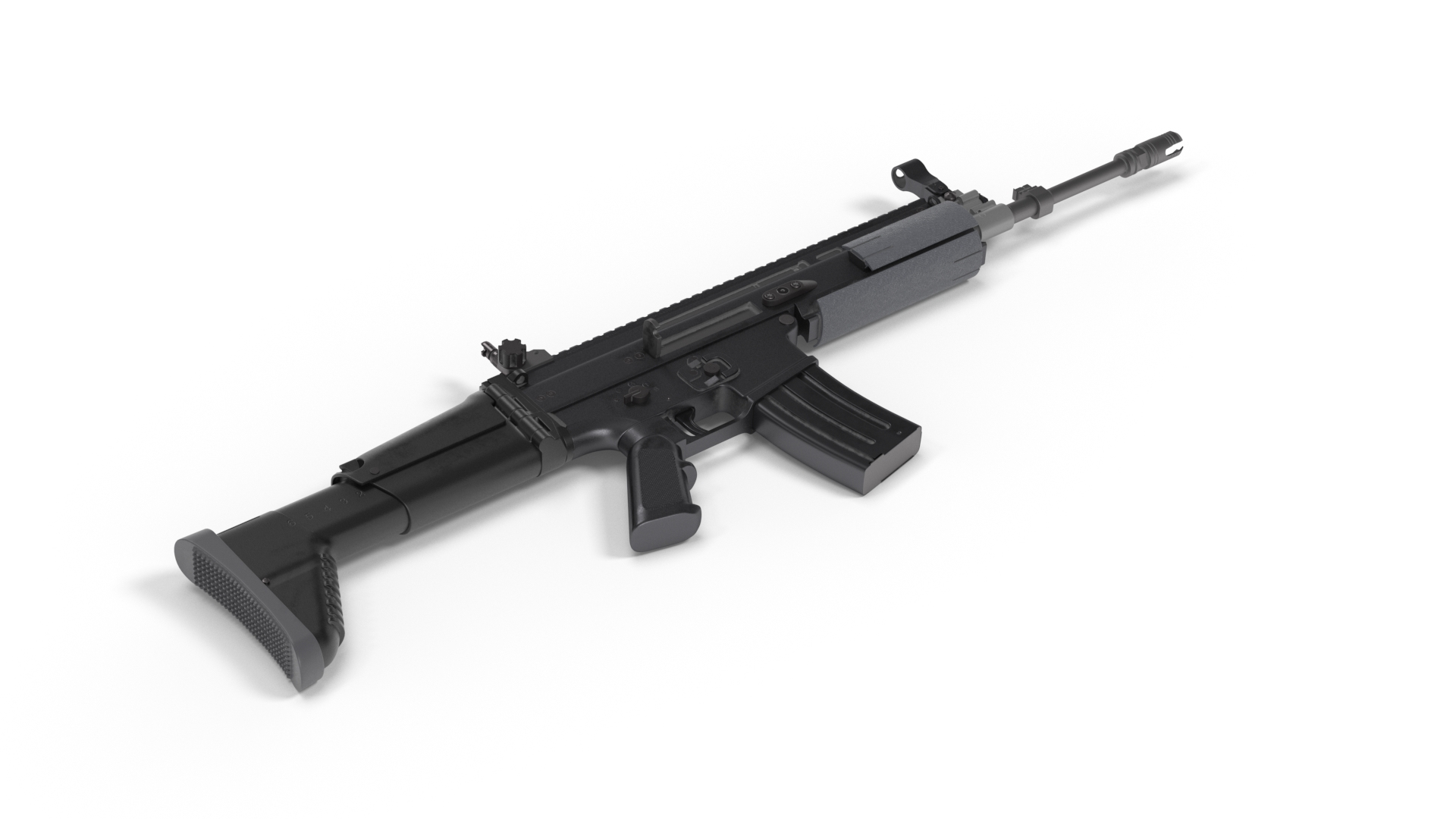 3D FN SCAR Combat Rifle Model - TurboSquid 2188797