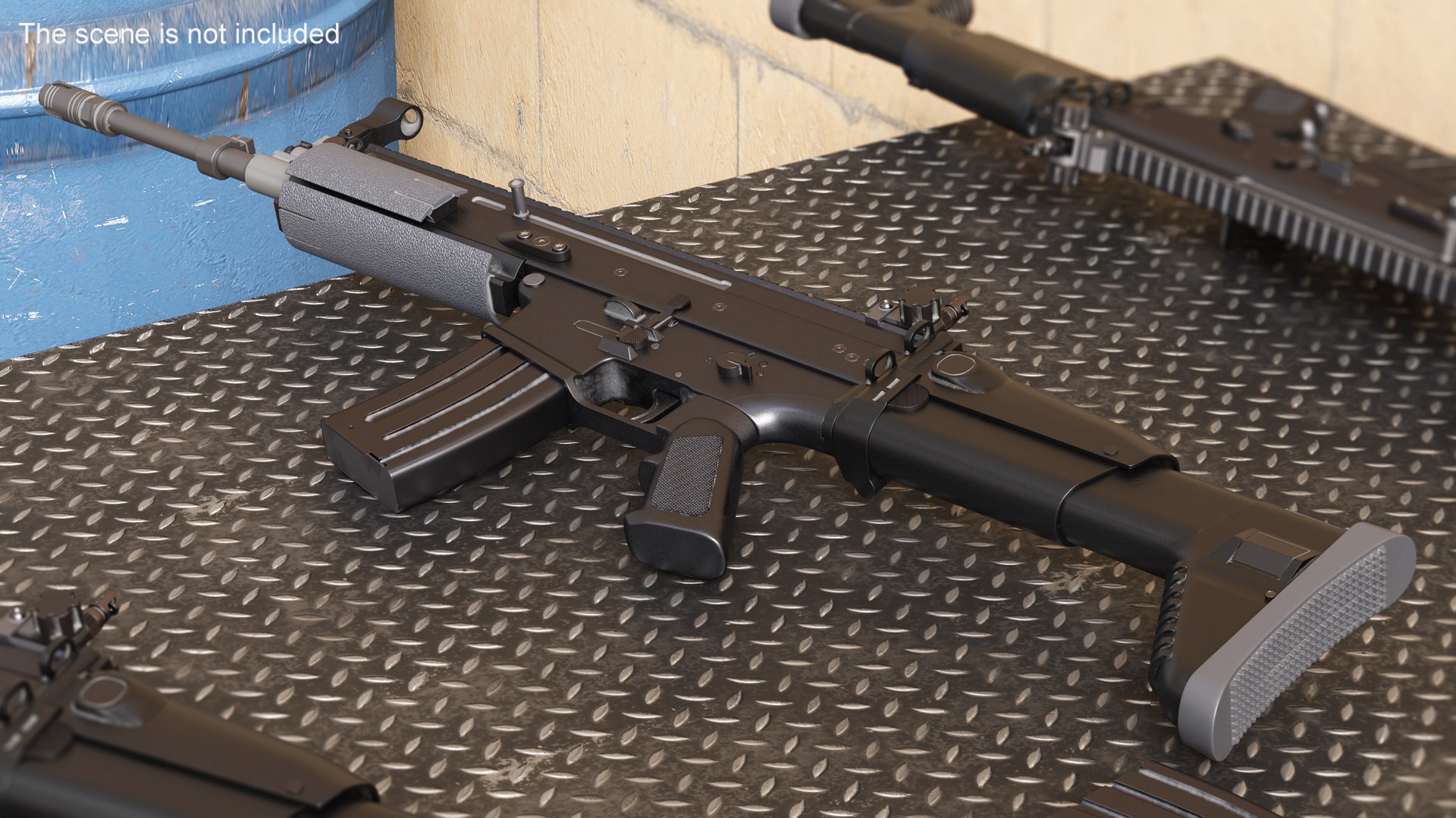 3D FN SCAR Combat Rifle Model - TurboSquid 2188797