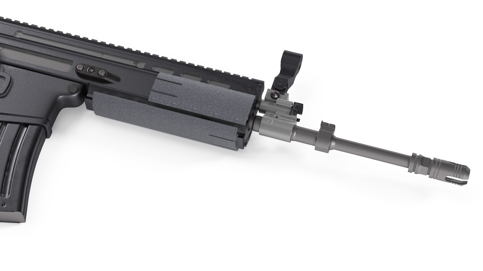 3D FN SCAR Combat Rifle Model - TurboSquid 2188797