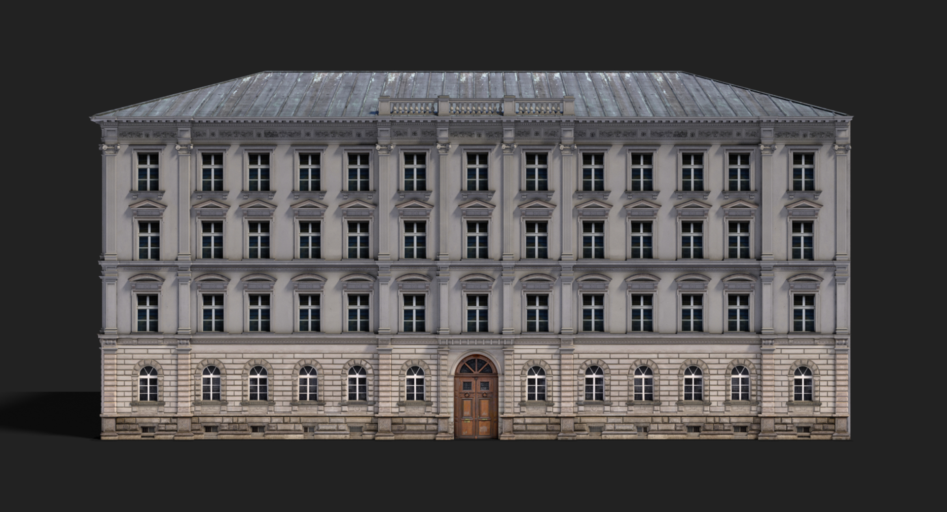 3D european neoclassical house building model - TurboSquid 1260352