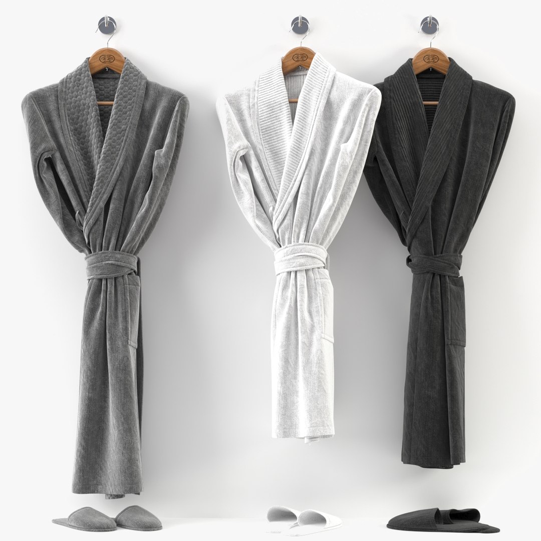 Bathrobe M04 3D Model - TurboSquid 1972448