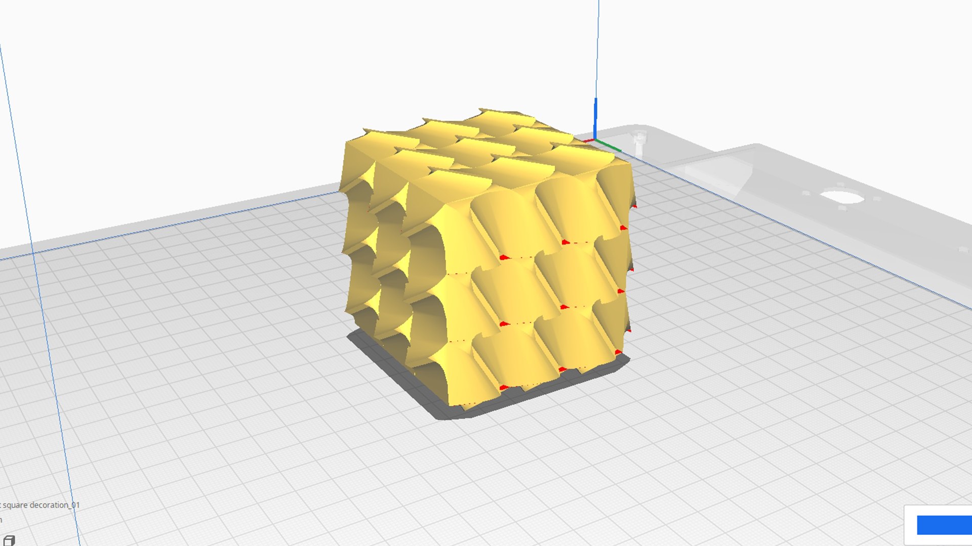 3D Art square decoration01 model - TurboSquid 2149766