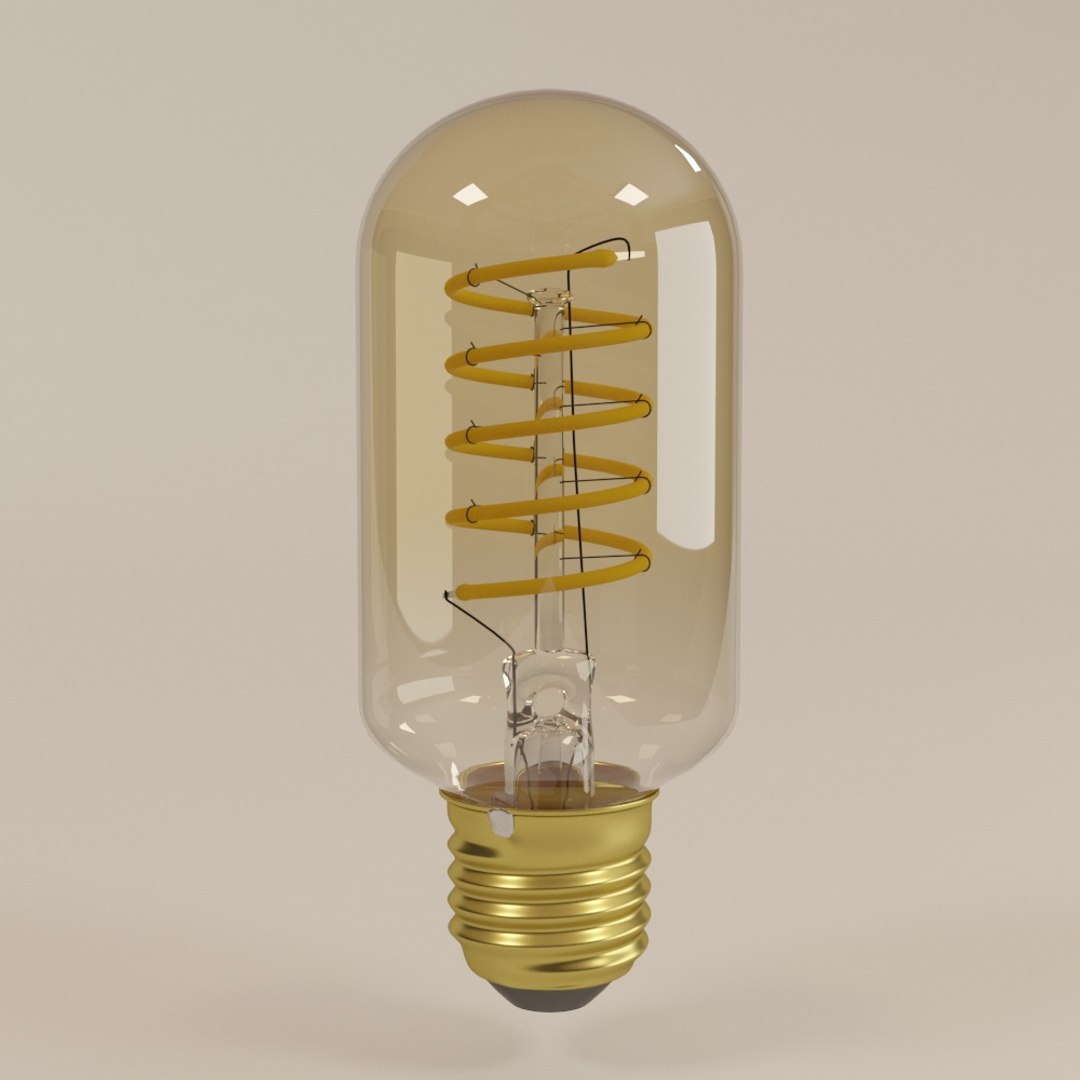 3D Model Classic Decorative Edison Bulb - TurboSquid 1386453