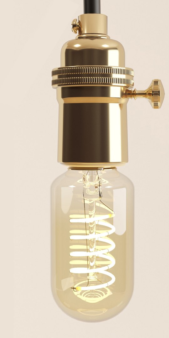 3D Model Classic Decorative Edison Bulb - TurboSquid 1386453