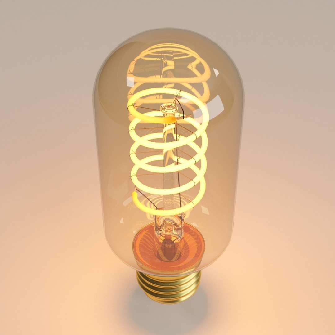 3D Model Classic Decorative Edison Bulb - TurboSquid 1386453