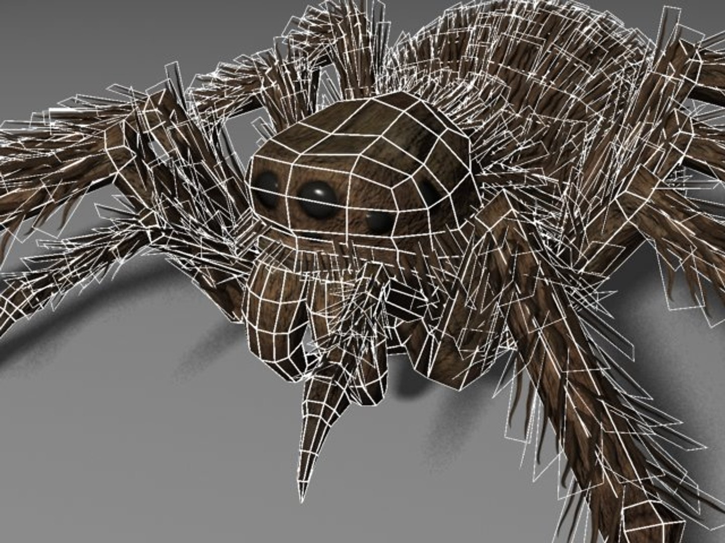 3d Model Of Monster Spider
