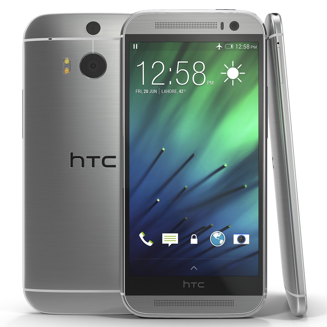 htc m8 white 3d 3ds