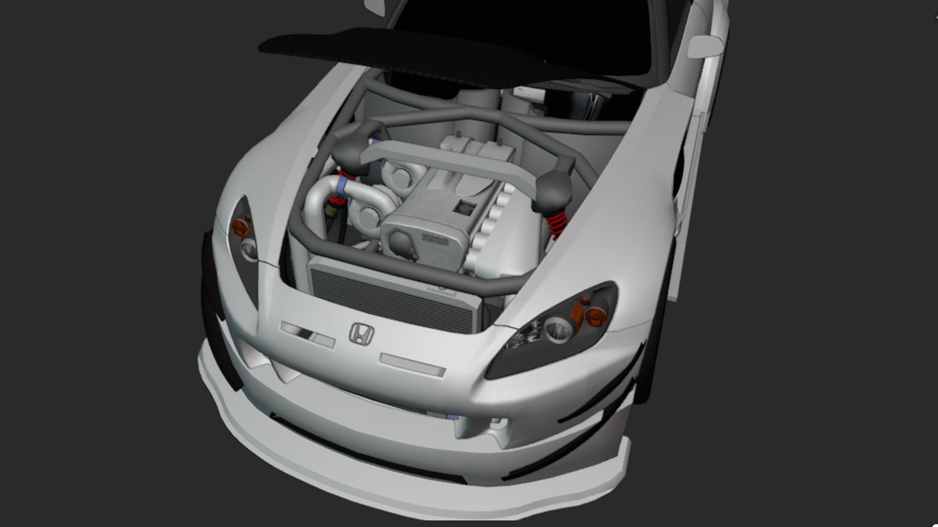 3D S2000 Custom Body Racing Car - TurboSquid 2139009
