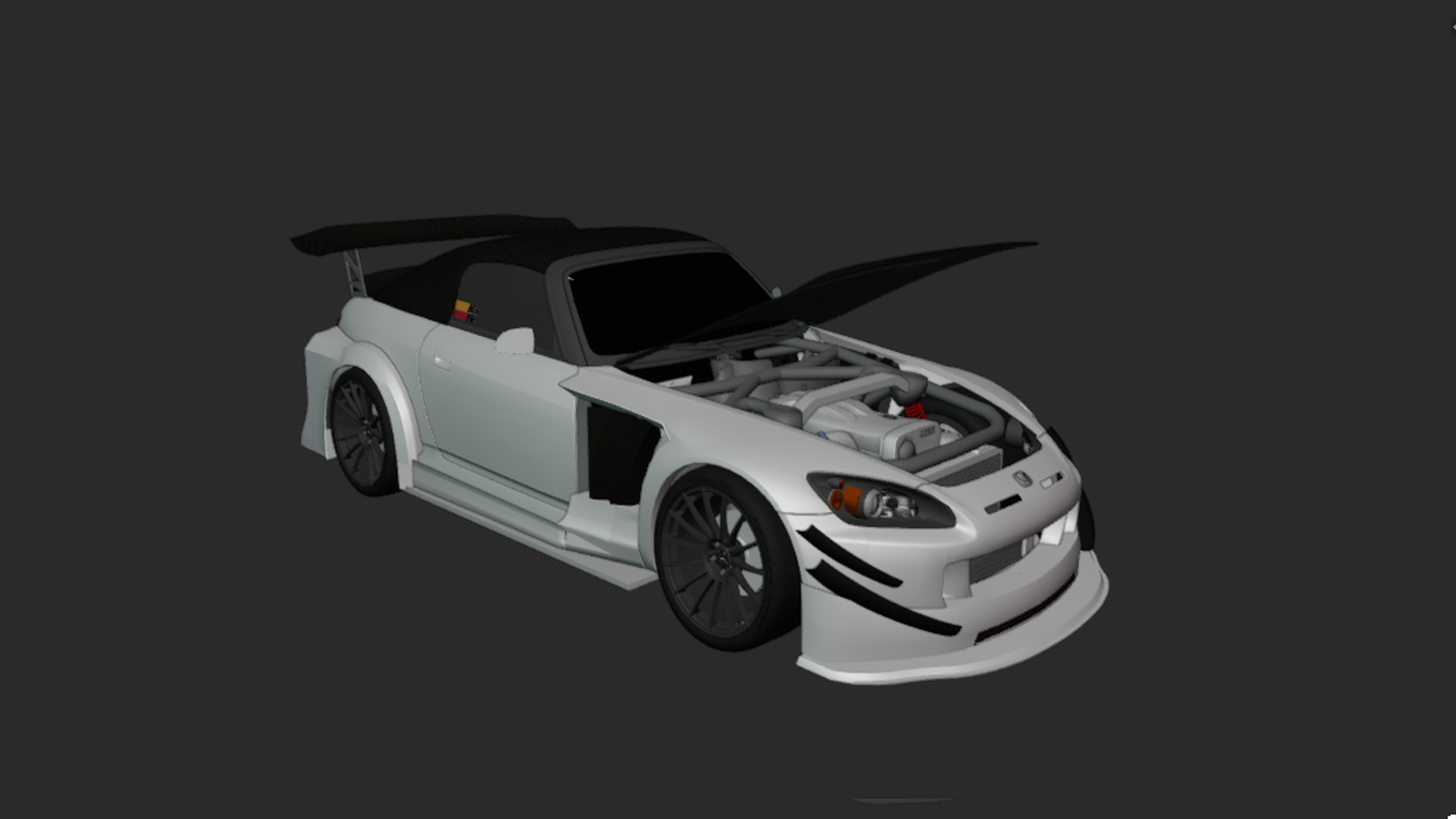 3D S2000 Custom Body Racing Car - TurboSquid 2139009
