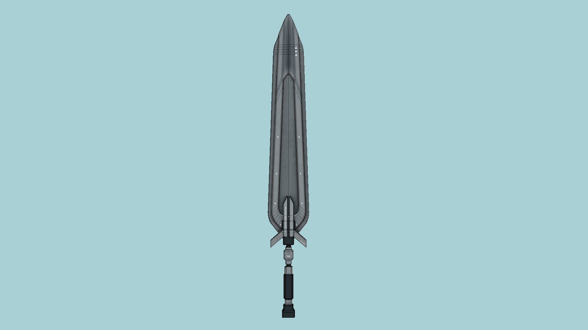 SciFi Sword B10 Metal - Sci Fi Weapon Design 3D - TurboSquid 1978684
