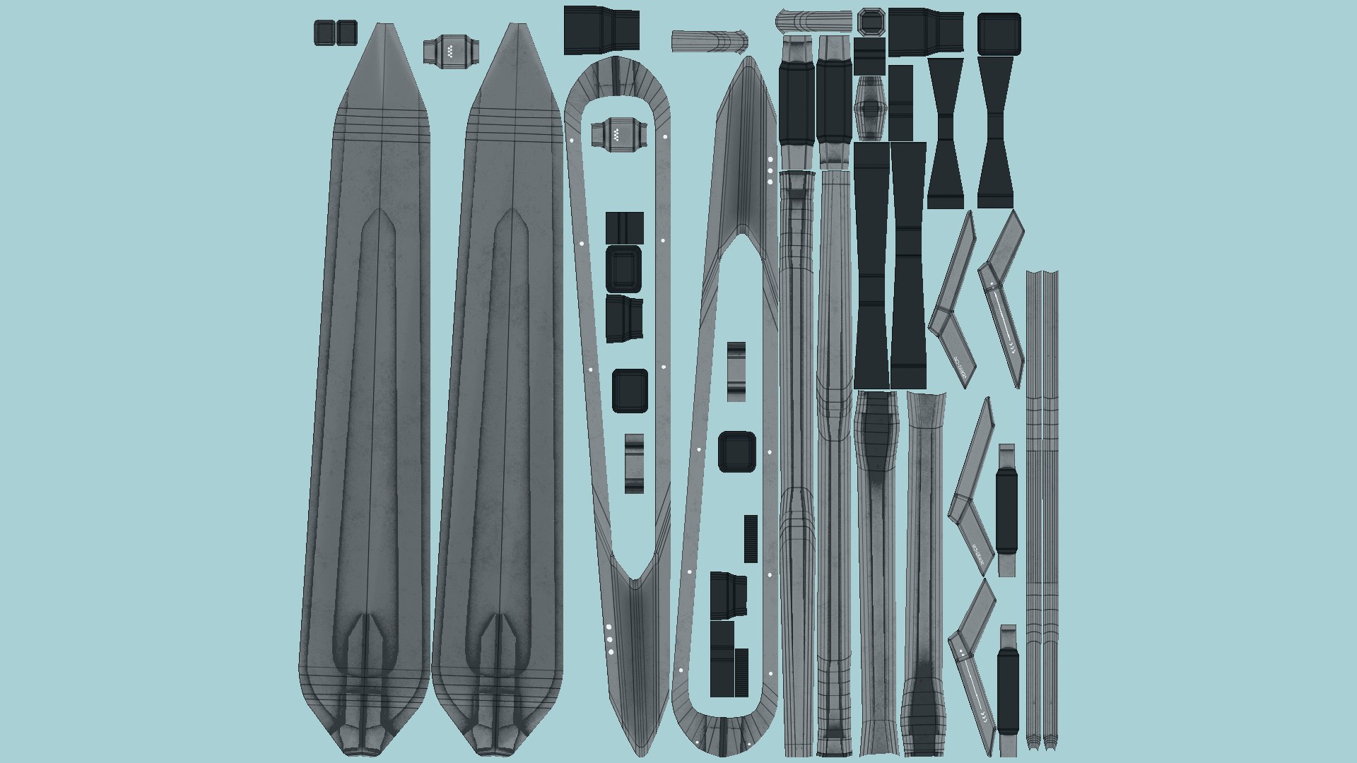 SciFi Sword B10 Metal - Sci Fi Weapon Design 3D - TurboSquid 1978684