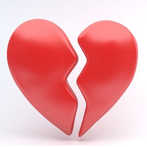 Download Free & Premium Broken Heart 3D Models | TurboSquid