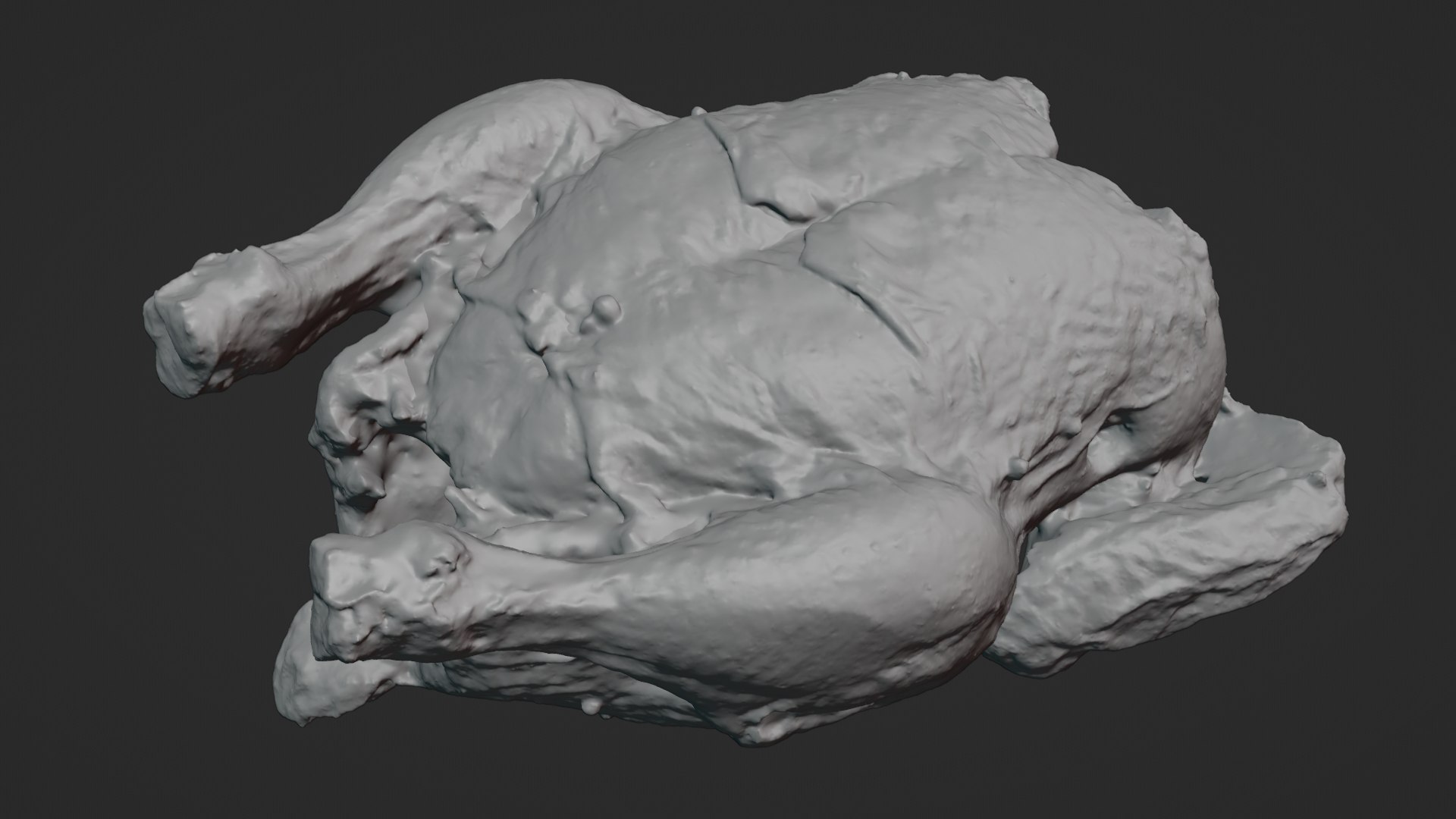 3D Roasted Chicken For 3D Print - TurboSquid 2409384