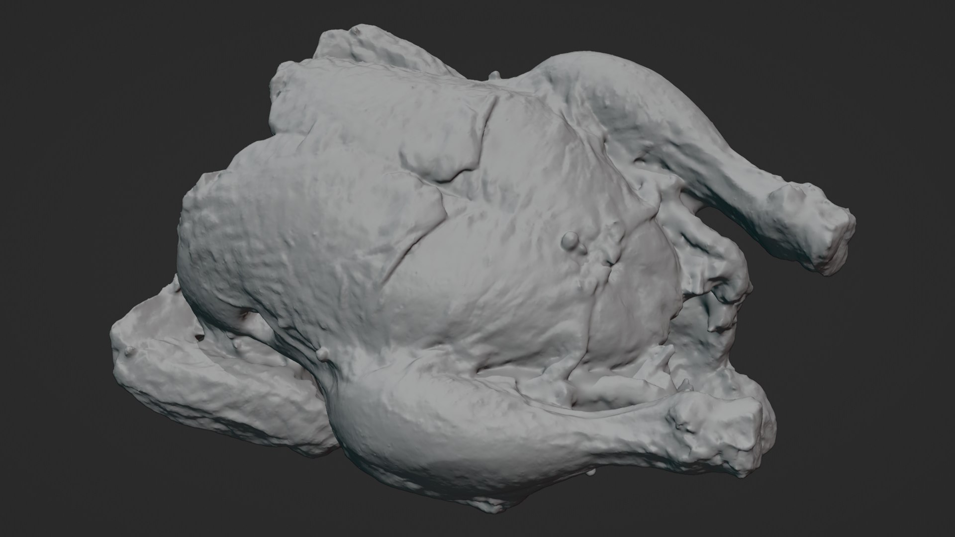 3D Roasted Chicken For 3D Print - TurboSquid 2409384
