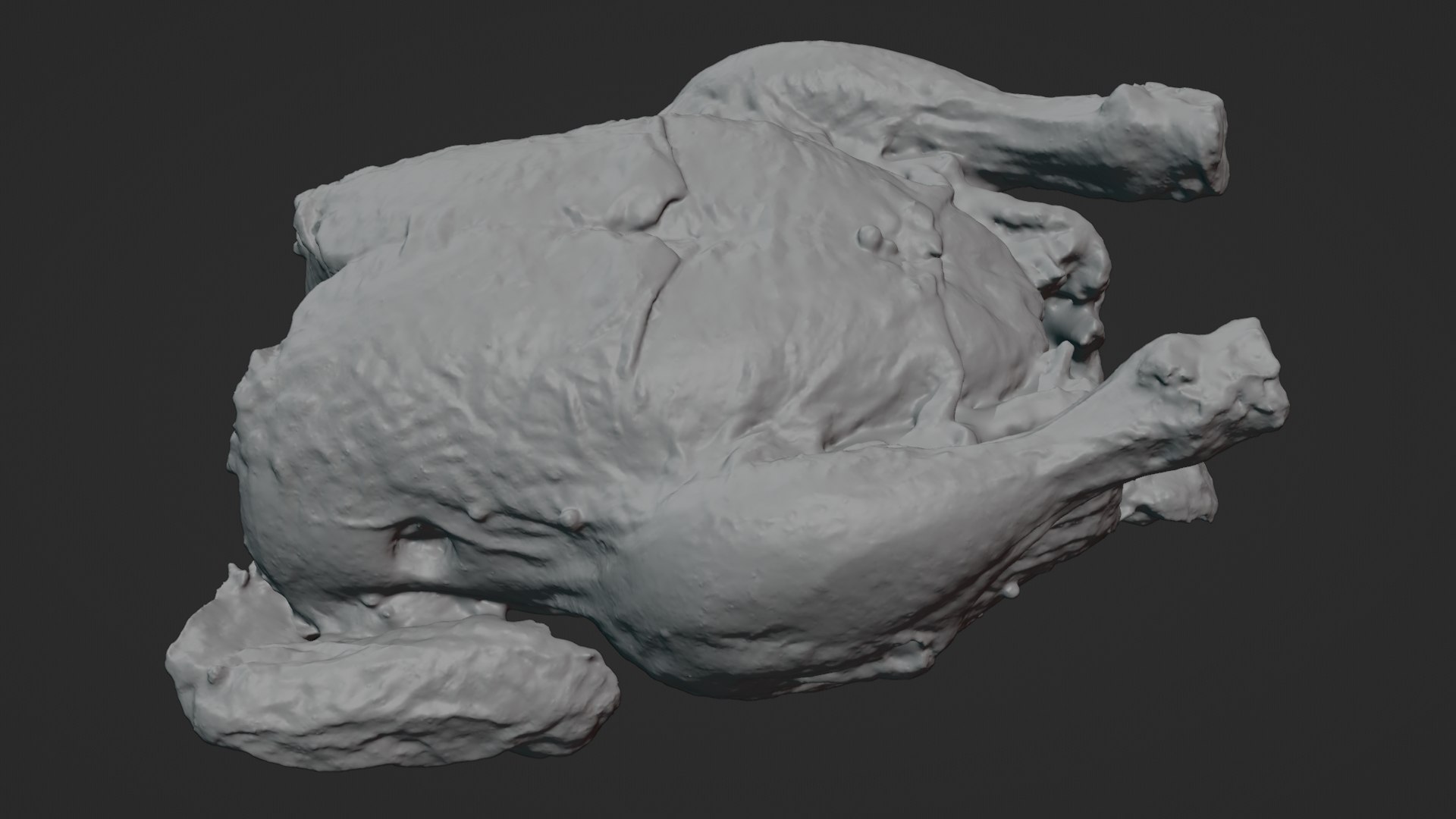 3D Roasted Chicken For 3D Print - TurboSquid 2409384