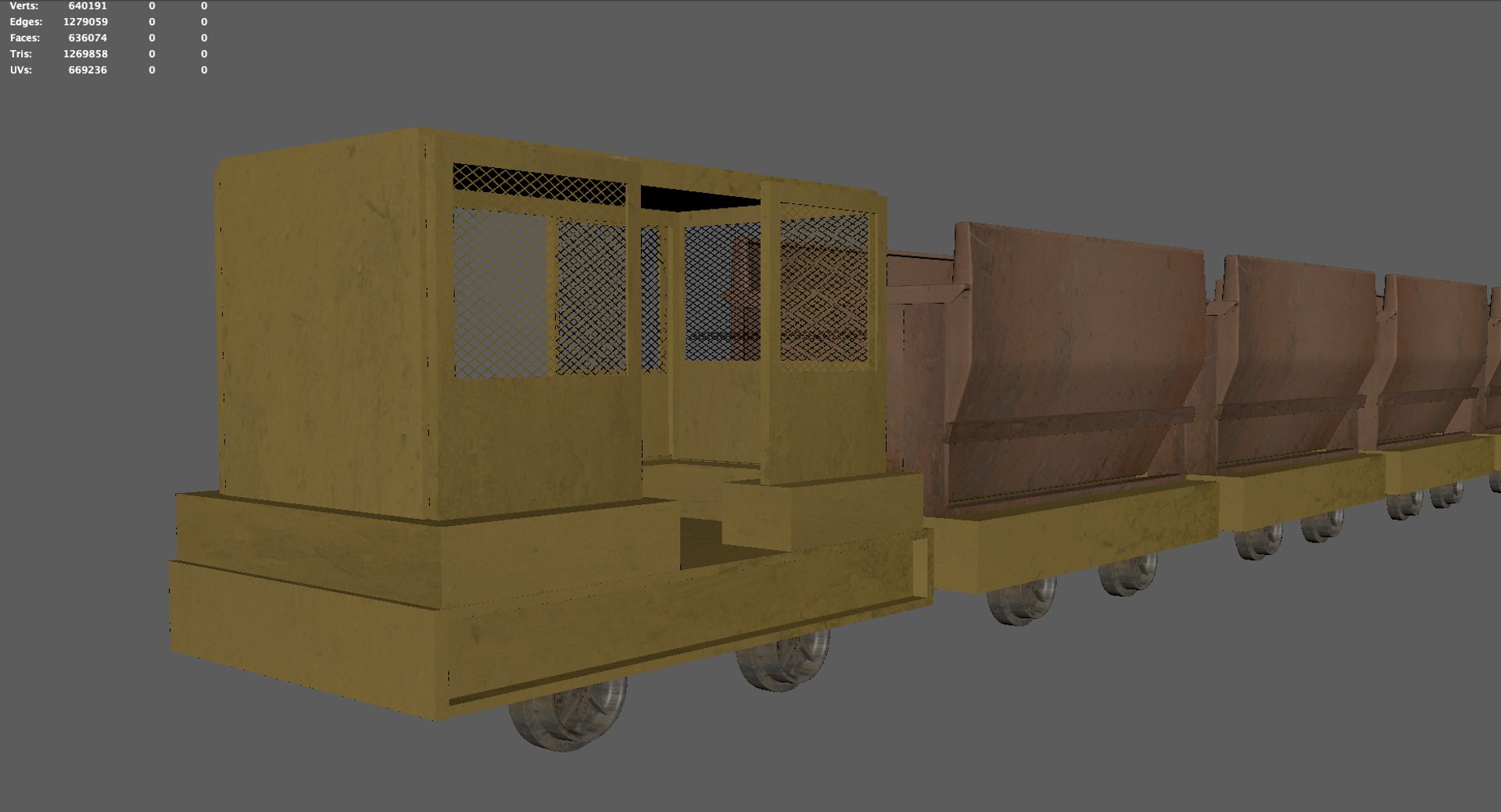 Loco Mining 3D Model - TurboSquid 1200576
