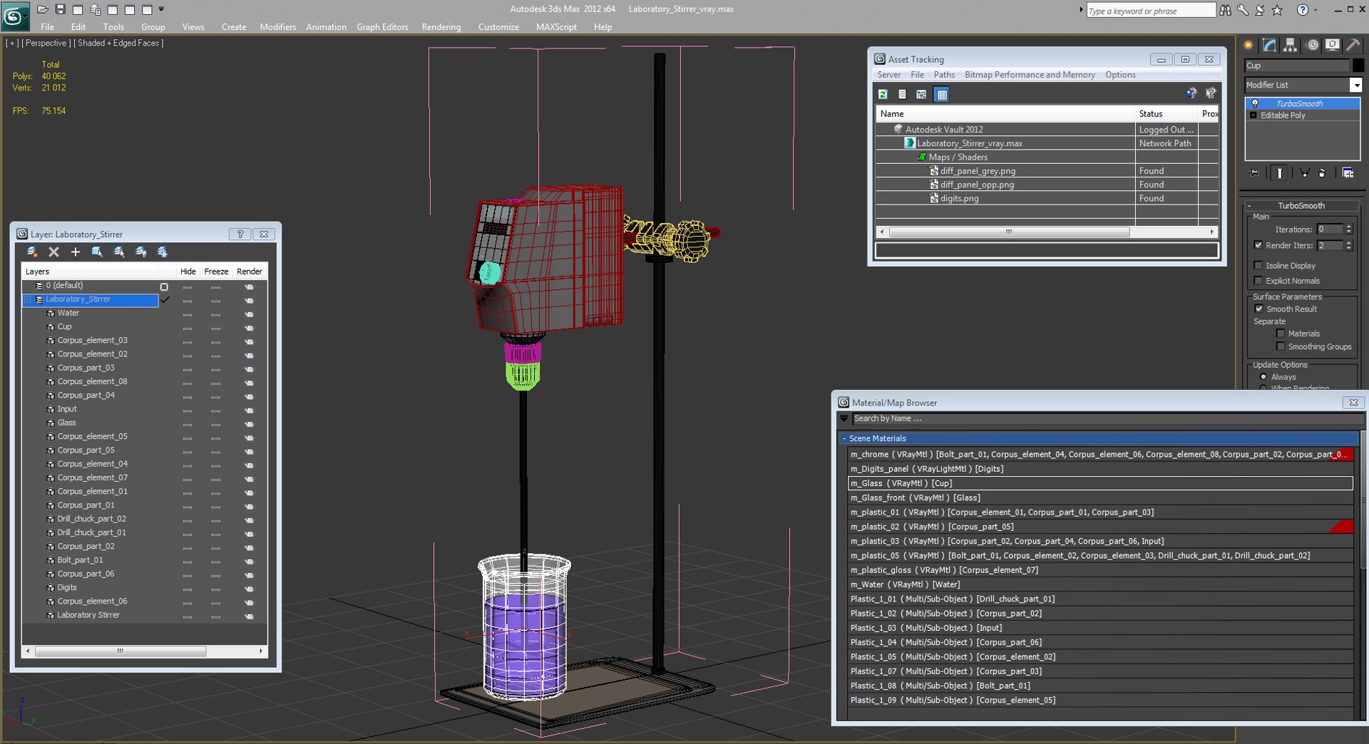 Laboratory Stirrer 3D - TurboSquid 1278330