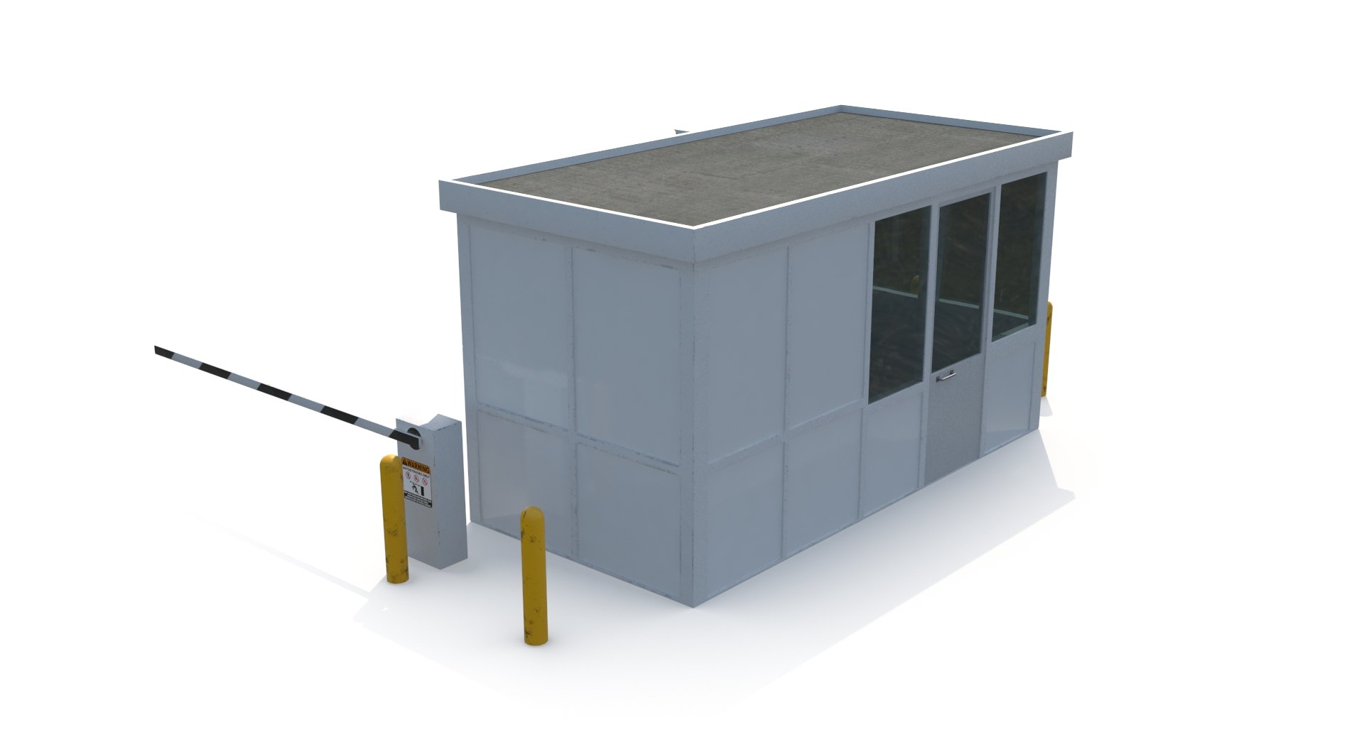 Guard Booth 3D - TurboSquid 1381243
