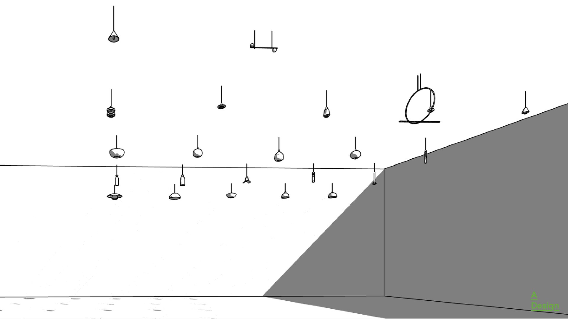 Ceiling Lamps - Pack Of Revit Families 3D Model - TurboSquid 2151430