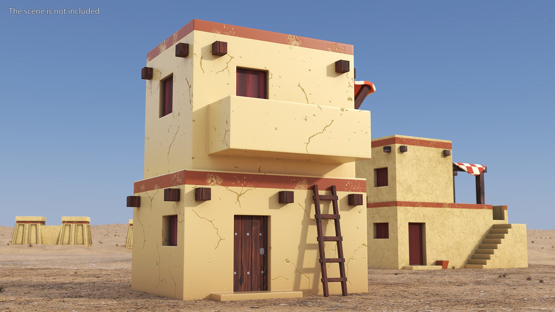 Stylized Arabian Buildings Collection 2 3D Model - TurboSquid 2299500