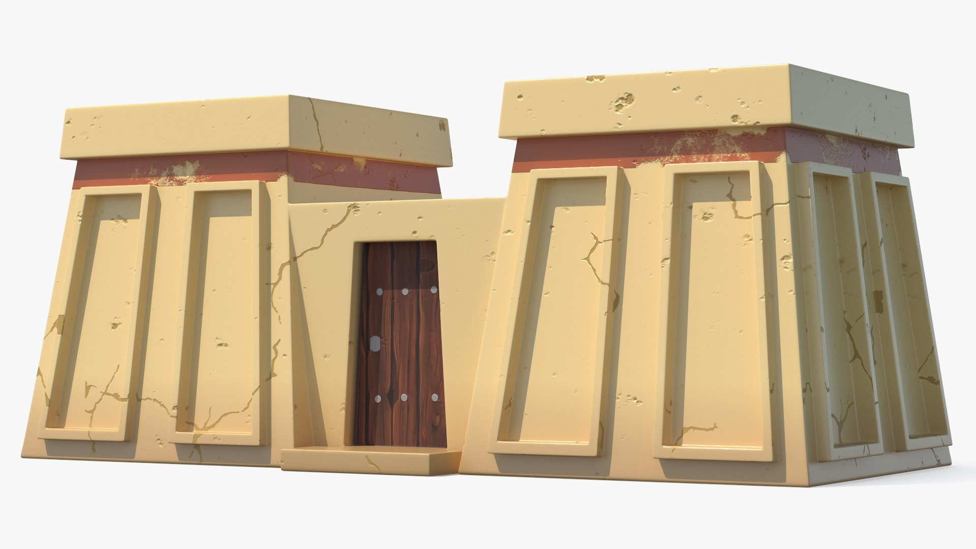 Stylized Arabian Buildings Collection 2 3D Model - TurboSquid 2299500