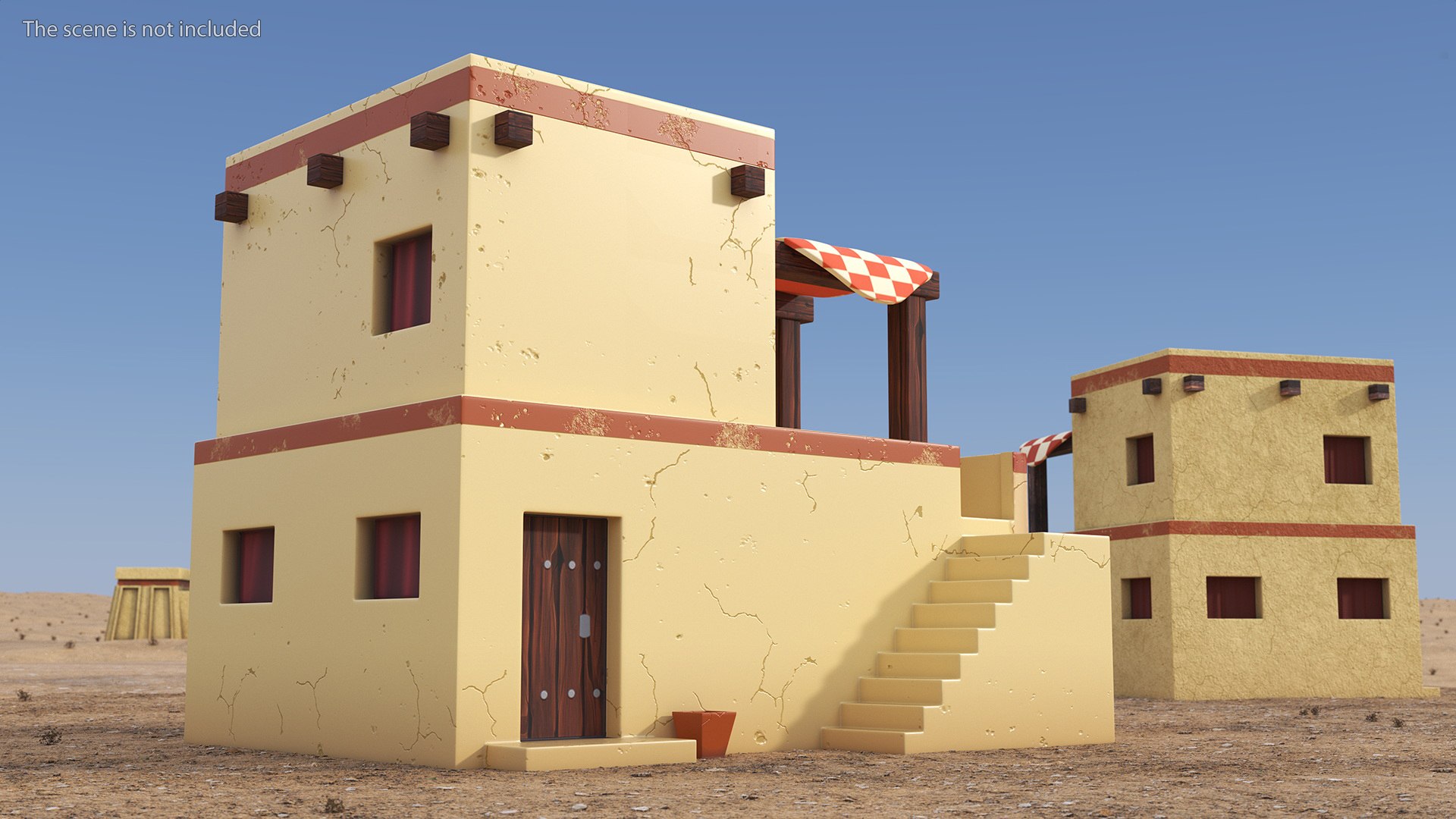 Stylized Arabian Buildings Collection 2 3D Model - TurboSquid 2299500
