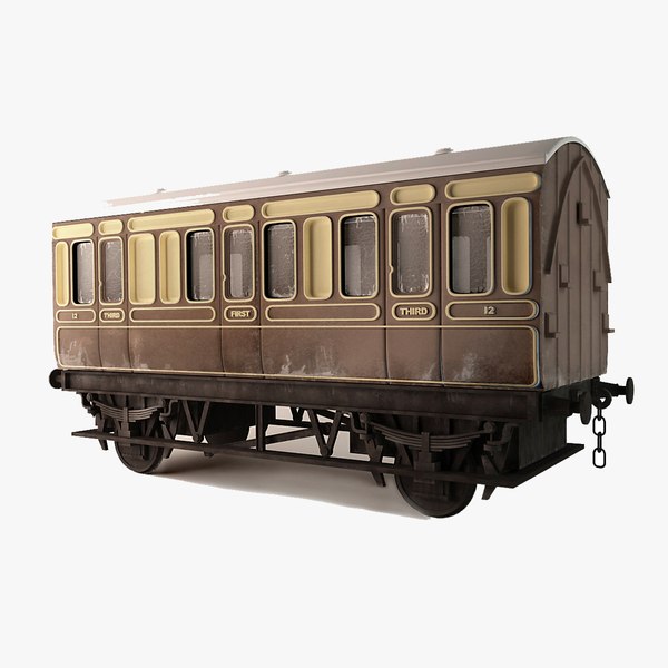 modelo 3d Viejo entrenador británico - TurboSquid 730400