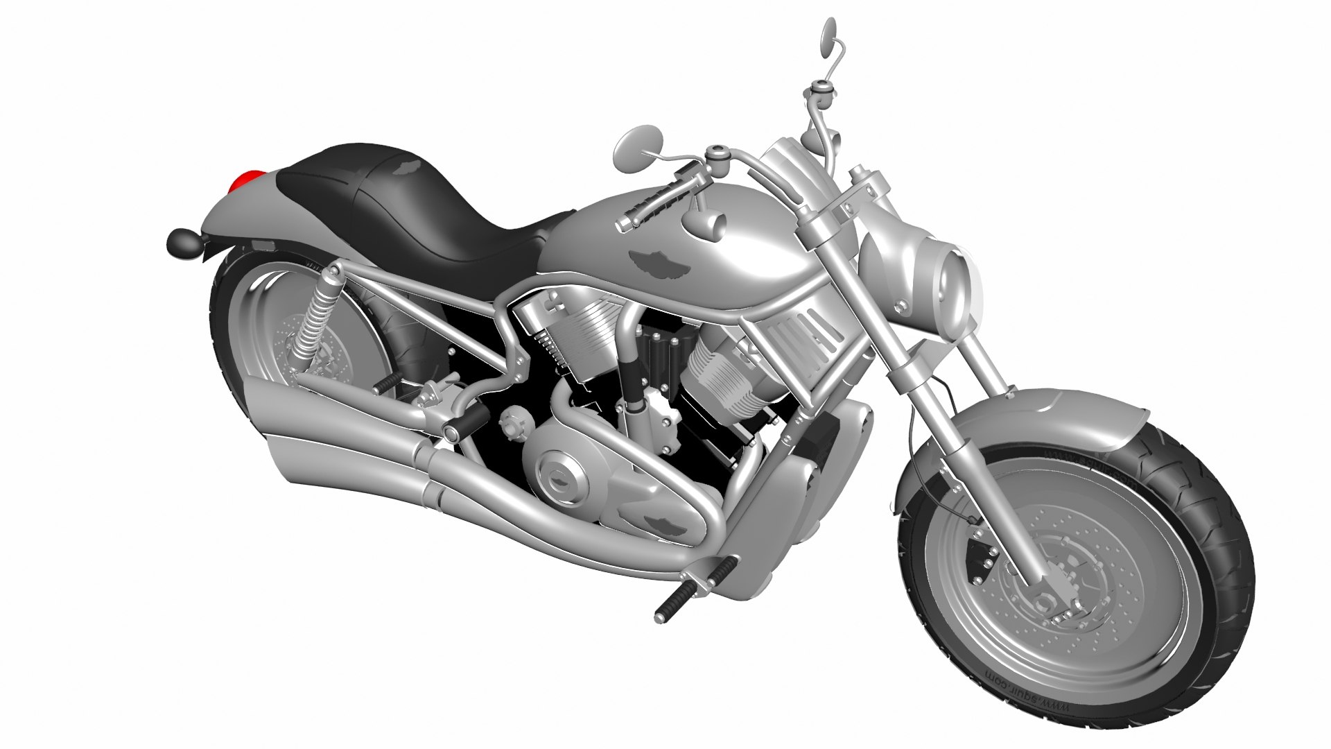 Motorcycle 3D Model - TurboSquid 1672608