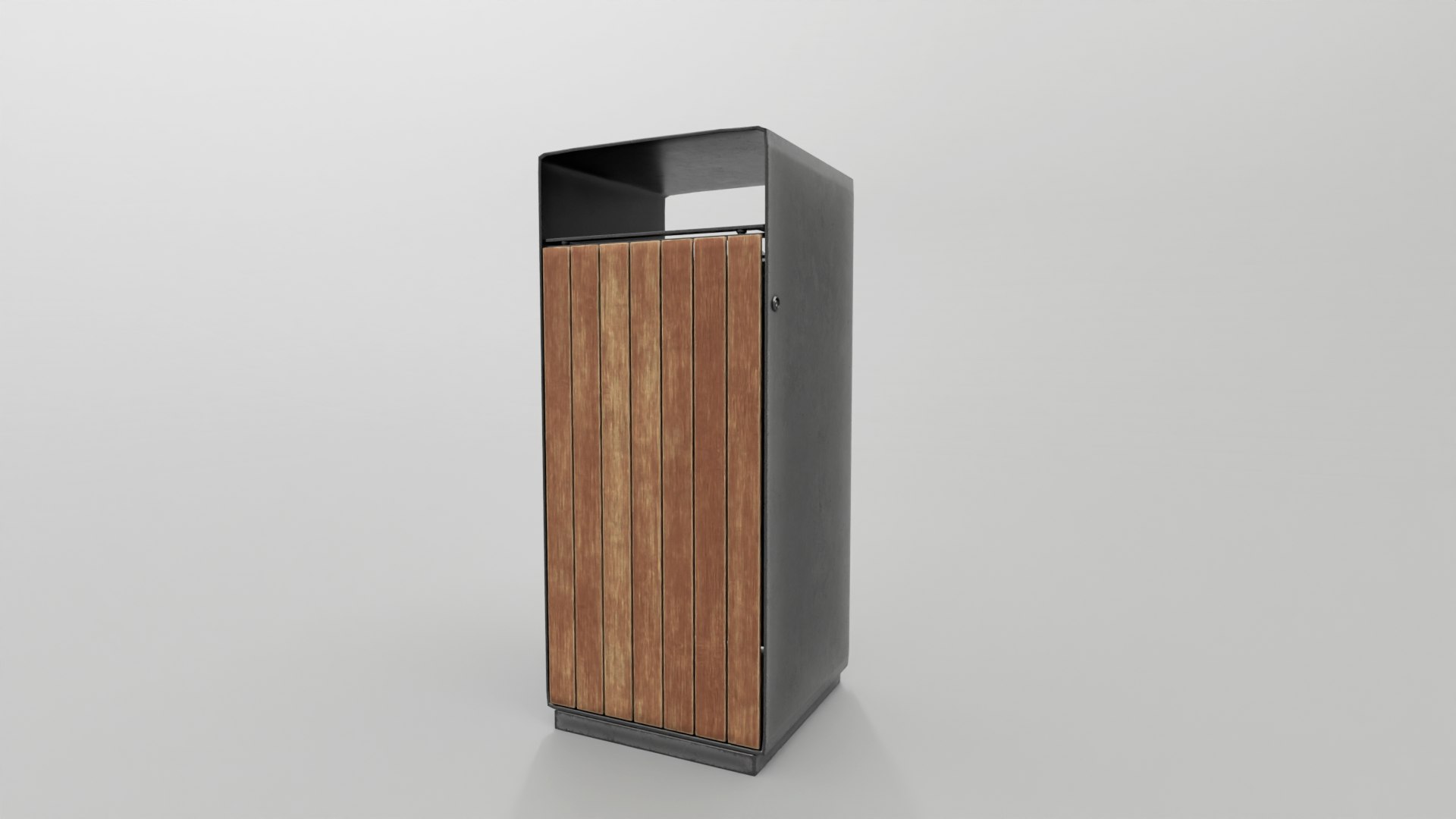 Modern Timber Street Bin Vol 01 - 4K Textures Game-Ready PBR 3D ...